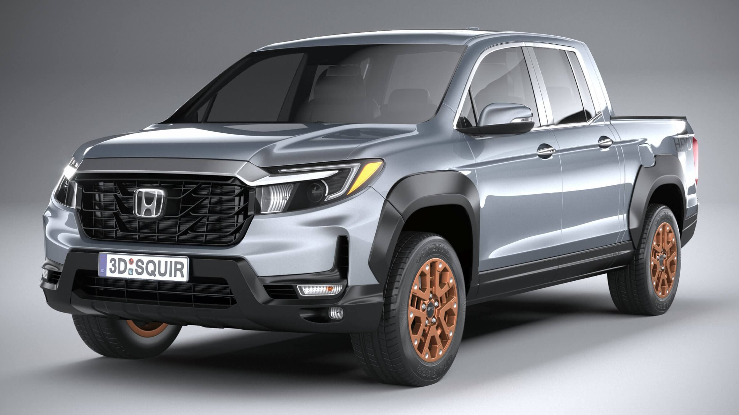 Honda Ridgeline 2021 - 3D Model by SQUIR