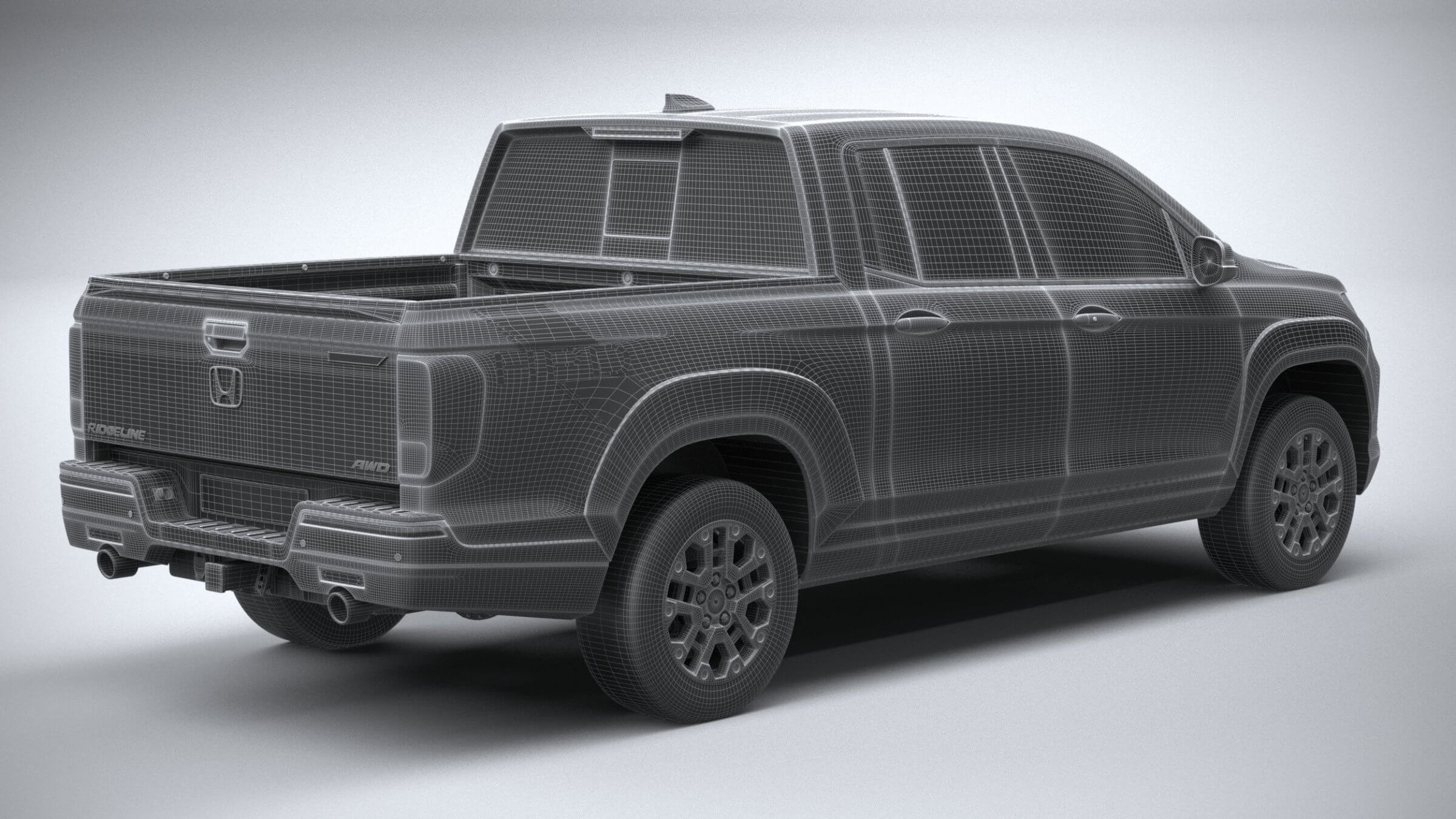Honda Ridgeline 2021 - 3D Model by SQUIR