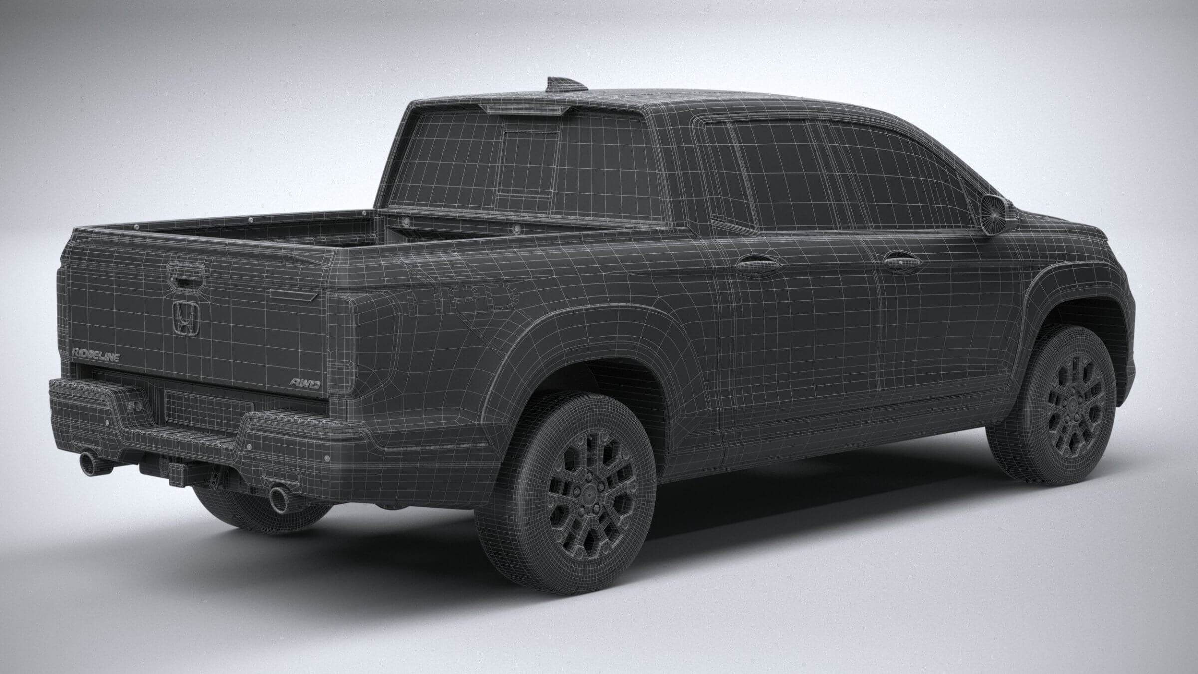 Honda Ridgeline 2021 - 3D Model by SQUIR