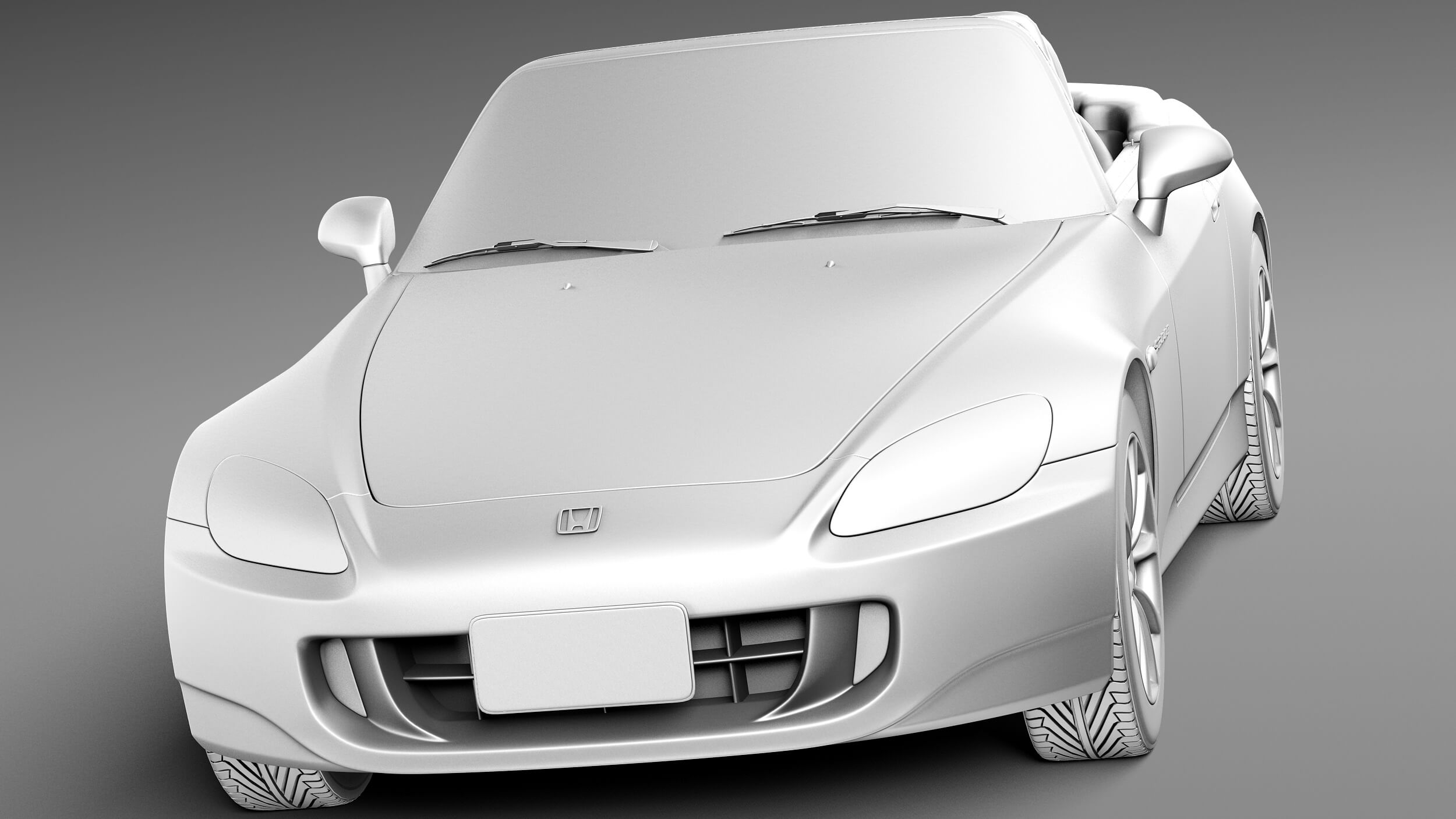 Honda S2000 2008 - 3D Model by SQUIR