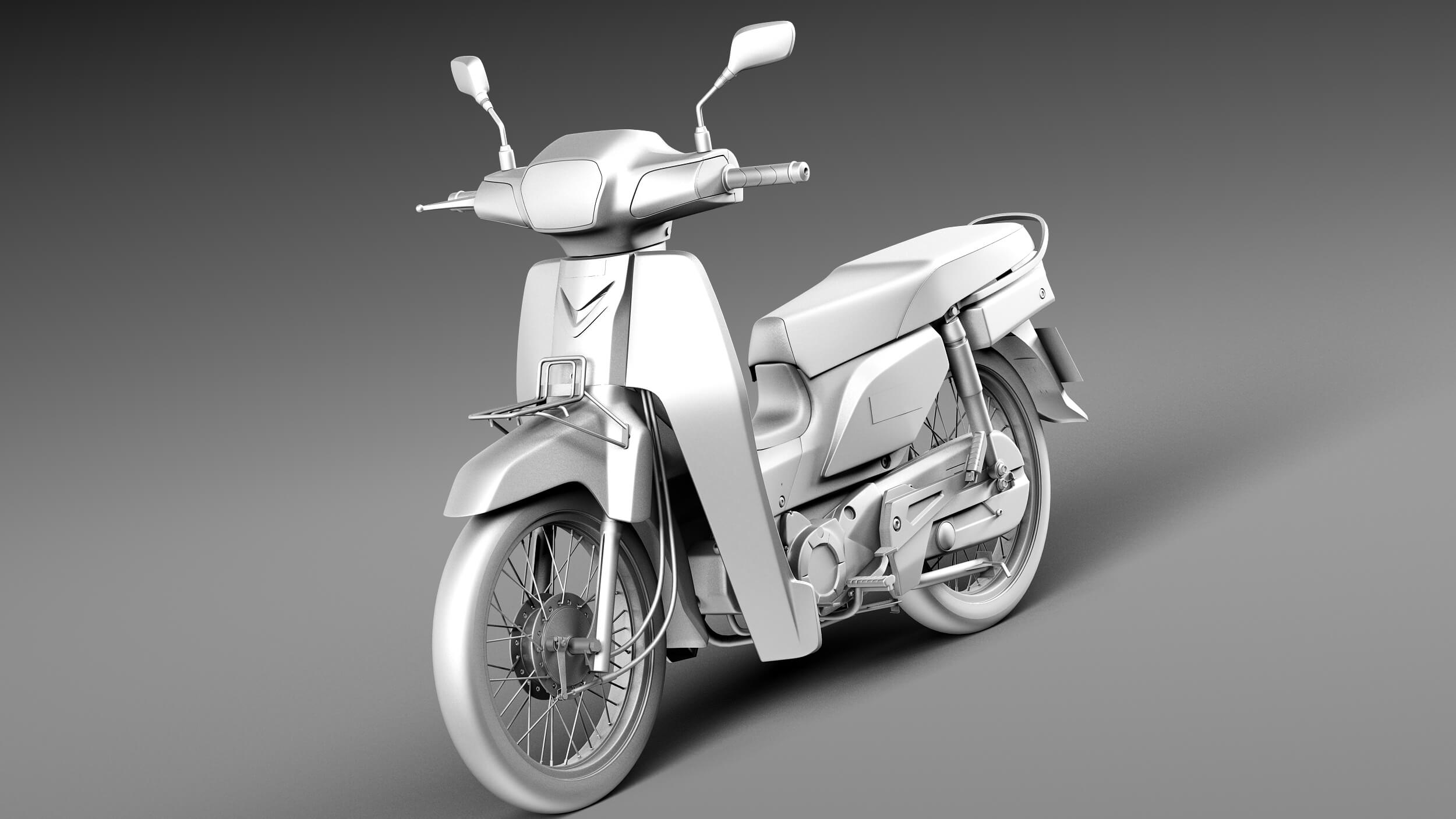 Honda Zoomer - Ruckus 2013 3D Model by SQUIR