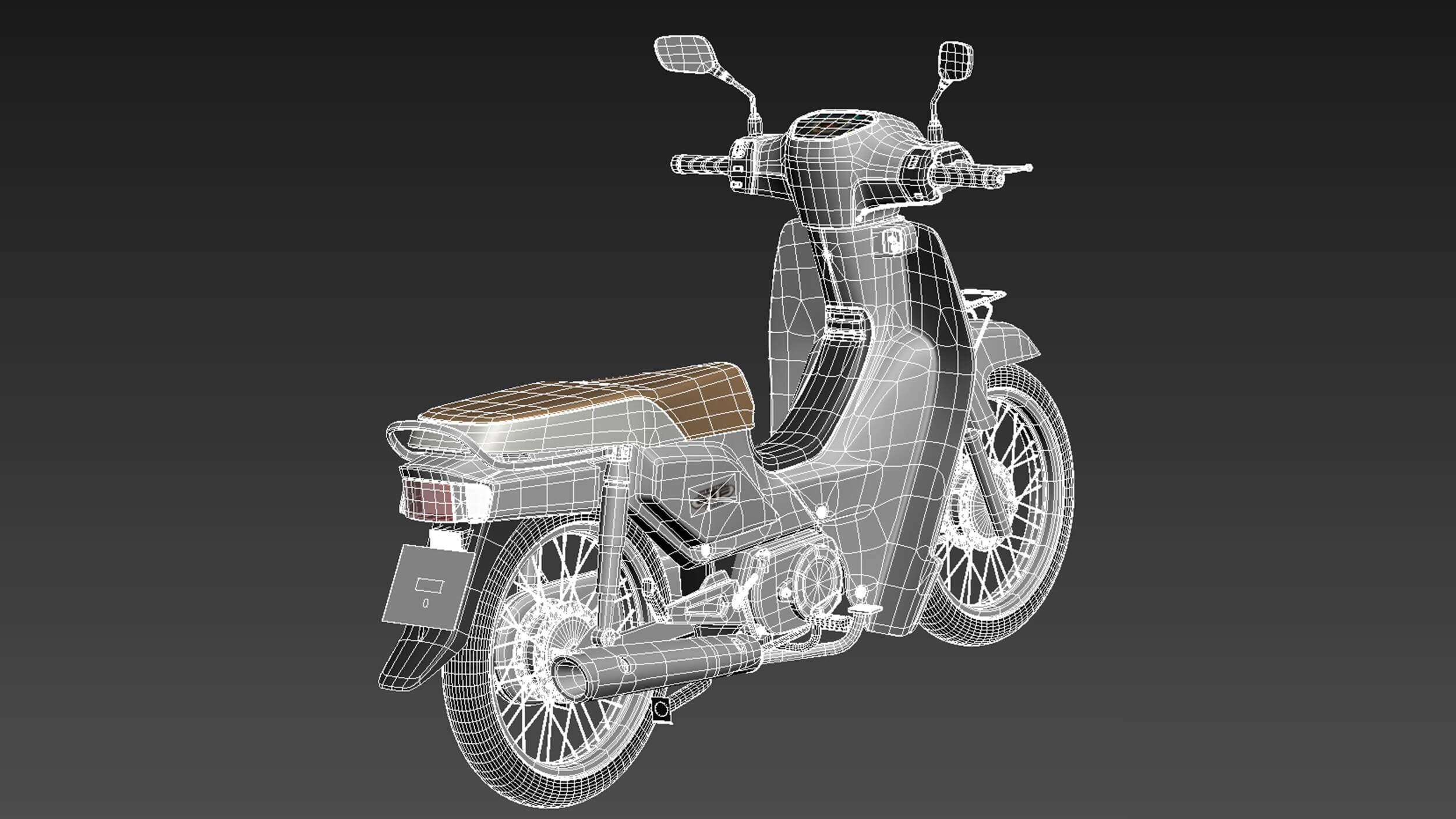 Honda Zoomer - Ruckus 2013 3D Model by SQUIR