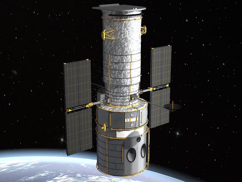 Hubble Space Telescope - 3D Model by SQUIR