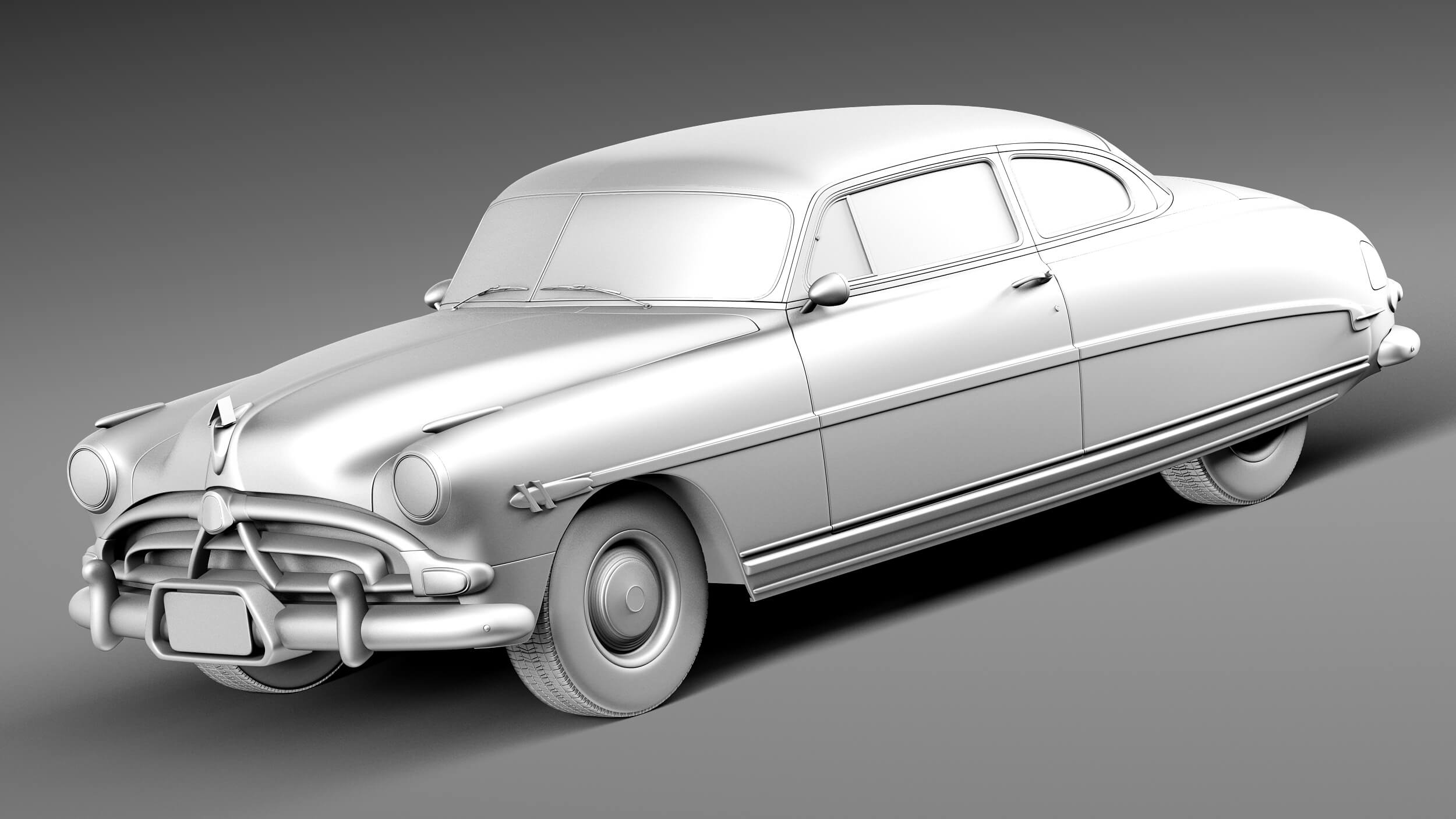 Hudson Hornet 1951-1954 3D Model by SQUIR