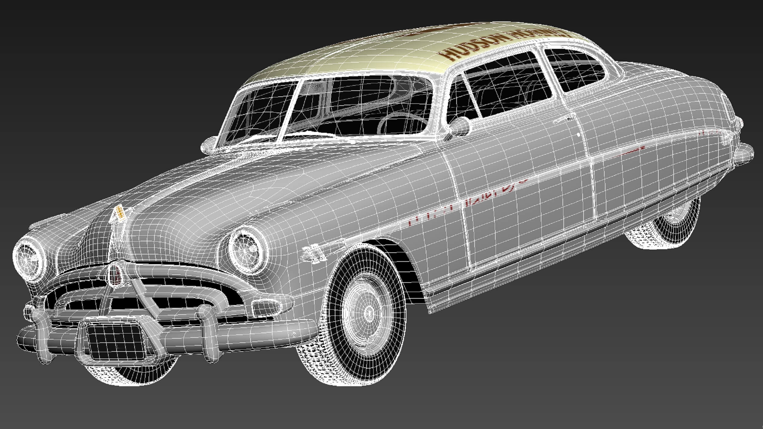 Hudson Hornet 1951-1954 3D Model by SQUIR