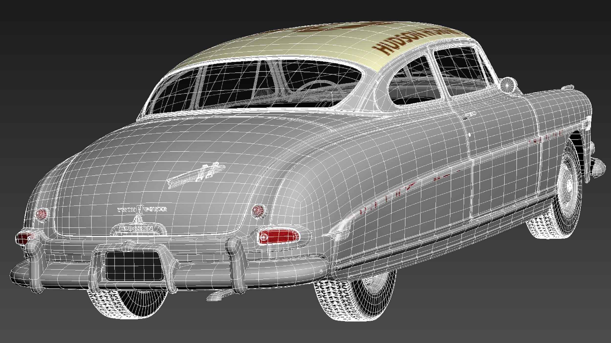 Hudson Hornet 1951-1954 3D Model by SQUIR