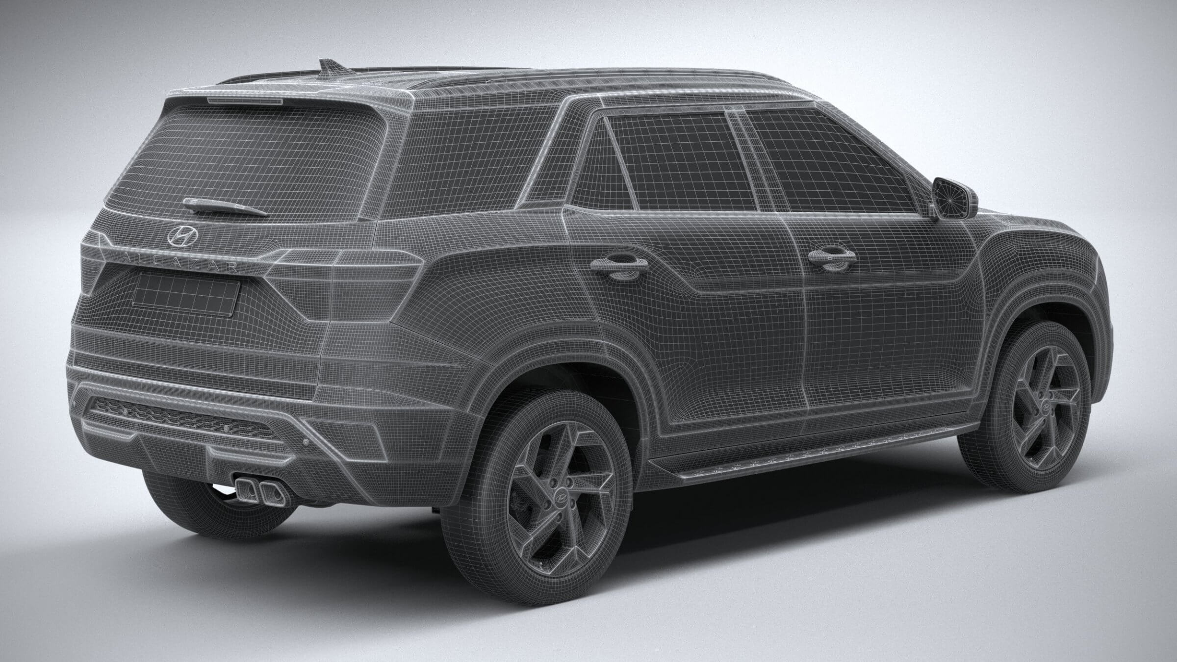 Hyundai Alcazar 2021 - 3D Model by SQUIR