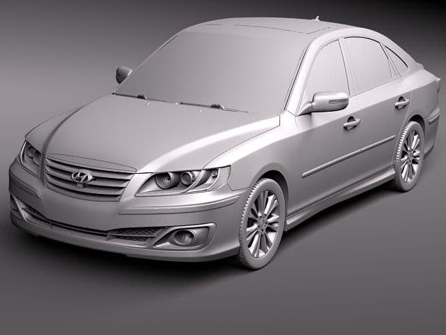 Hyundai Azera 2011 - 3D Model by SQUIR