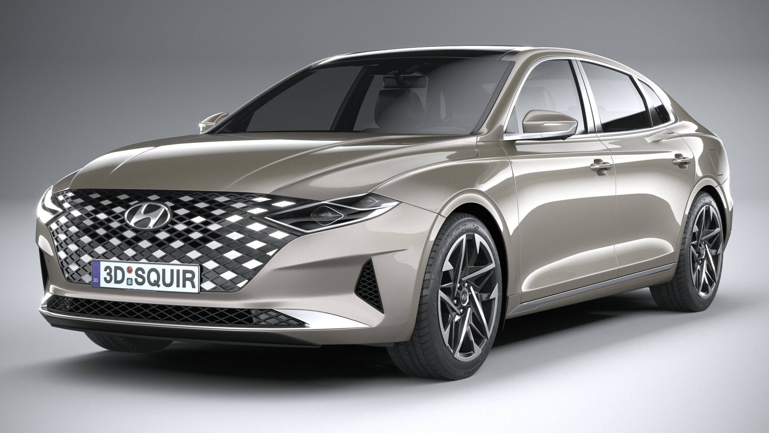 Hyundai Azera 2023 - 3D Model by SQUIR