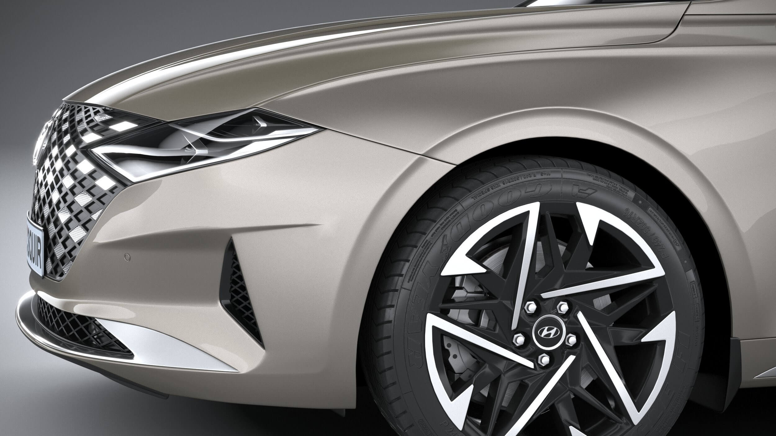 Hyundai Azera 2023 - 3D Model by SQUIR