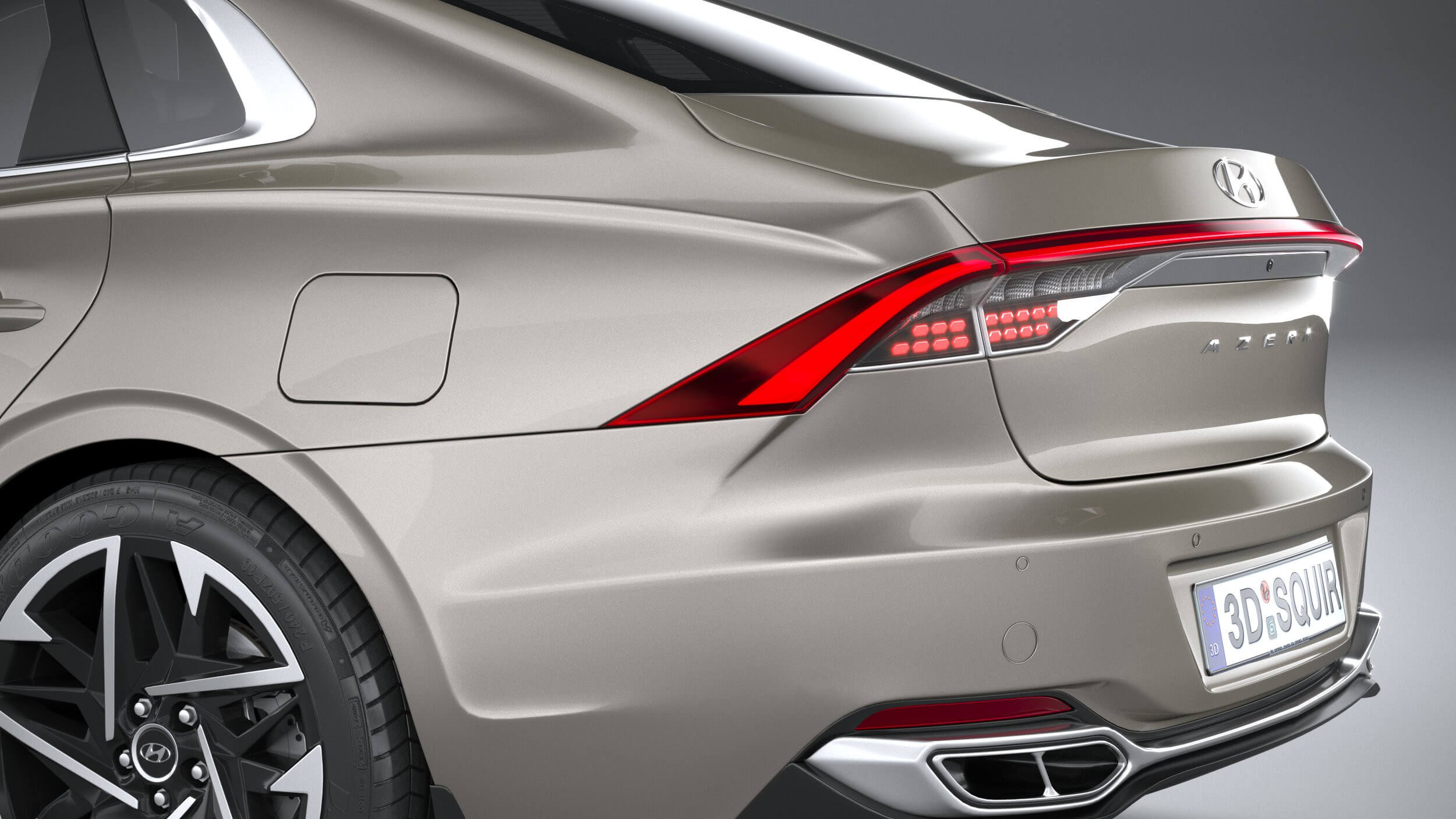 Hyundai Azera 2023 - 3D Model by SQUIR