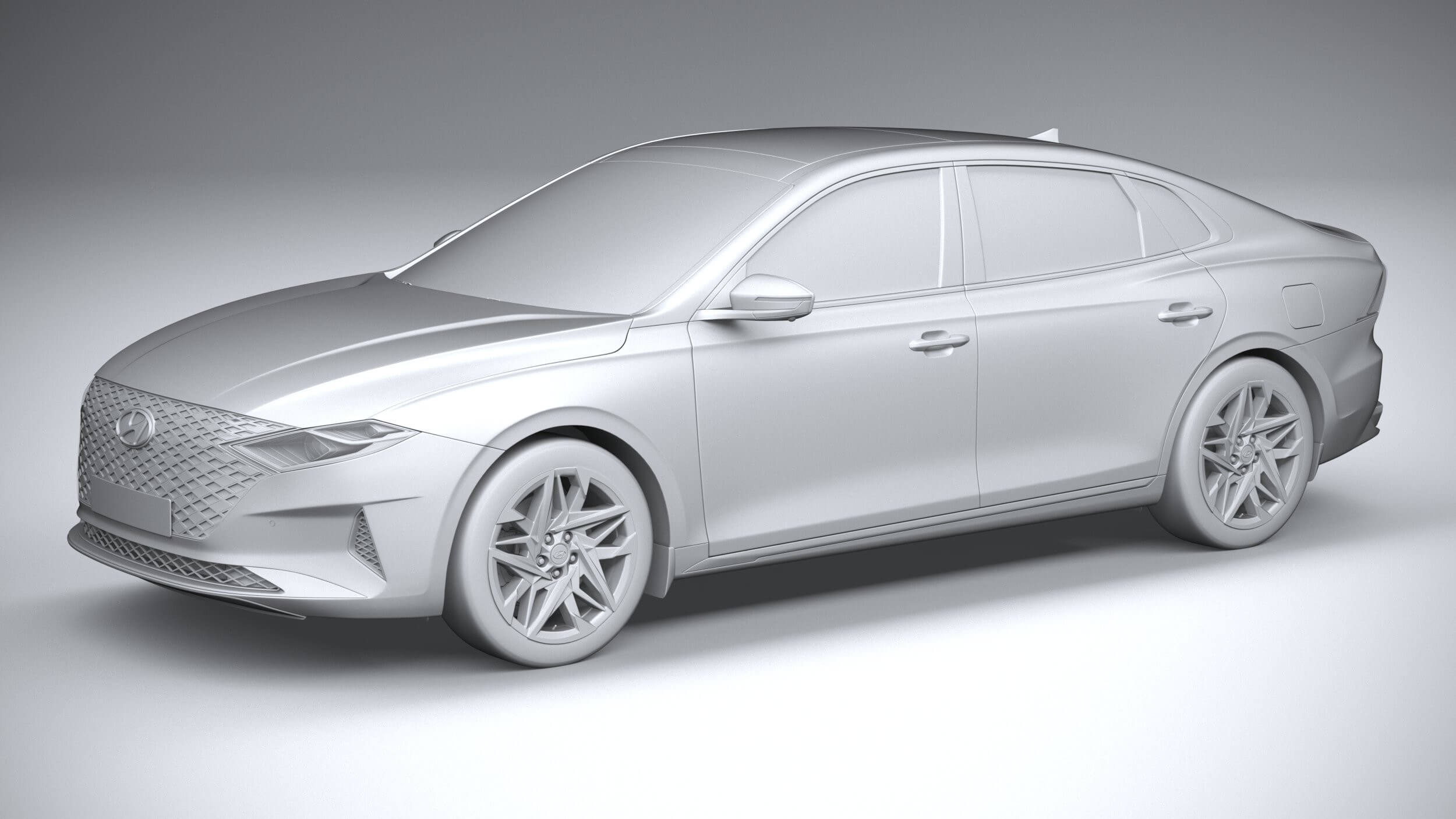 Hyundai Azera 2023 - 3D Model by SQUIR