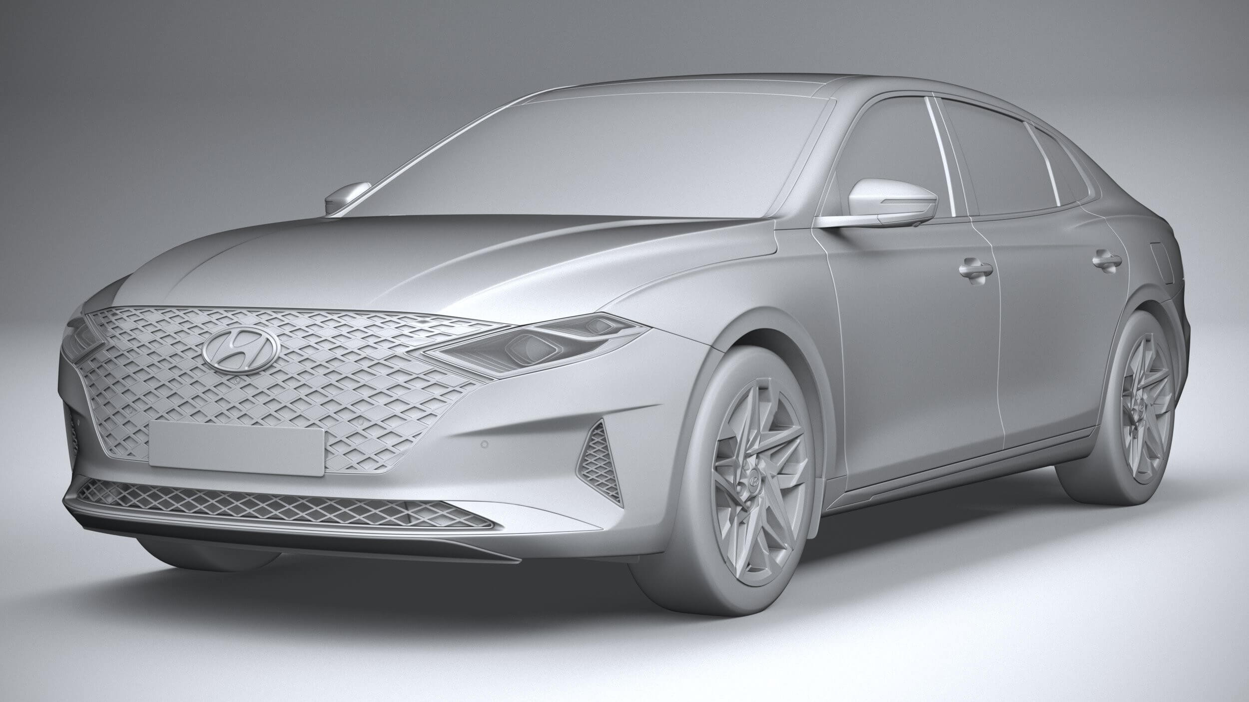 Hyundai Azera 2023 - 3D Model by SQUIR