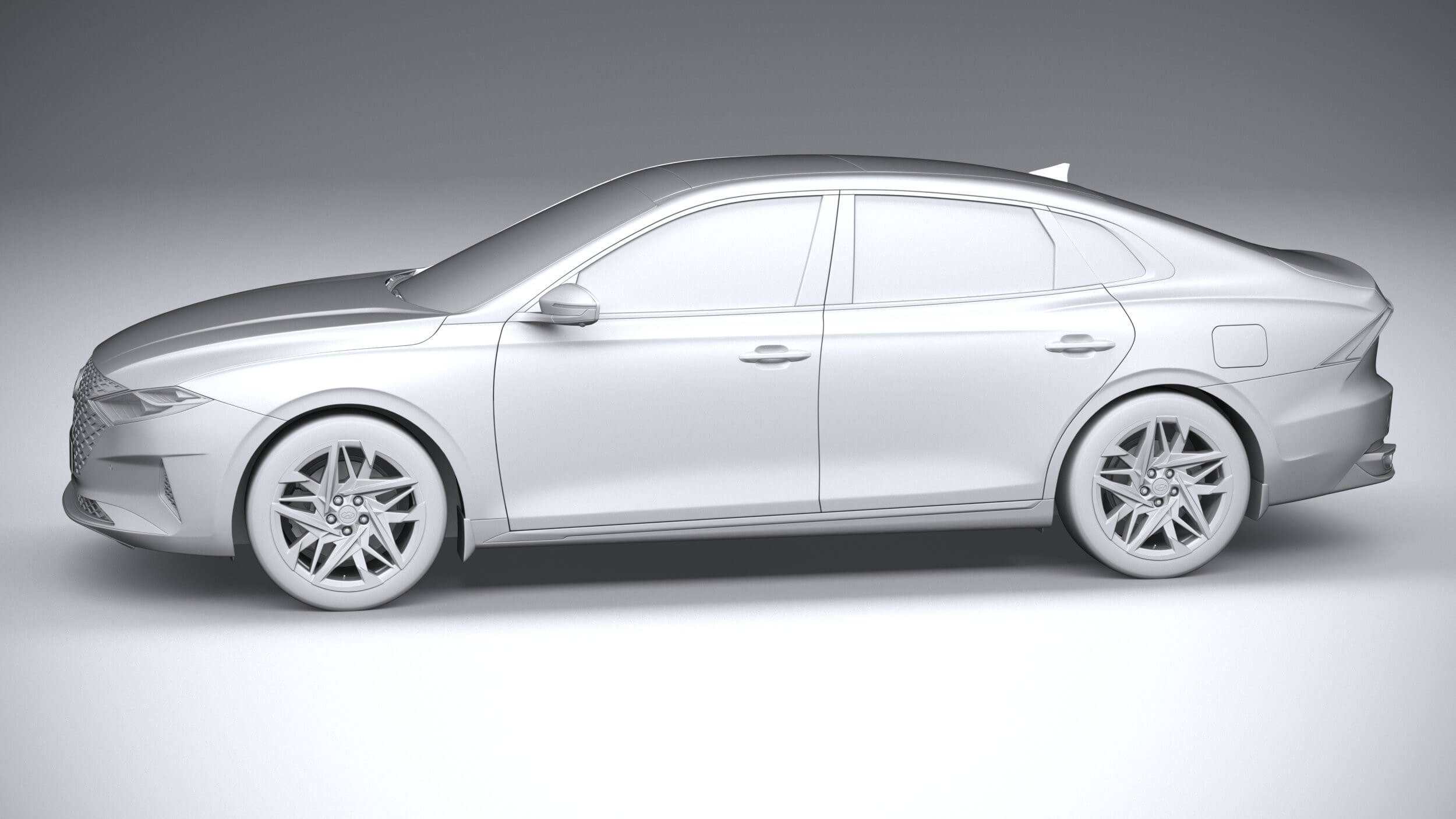 Hyundai Azera 2023 - 3D Model by SQUIR