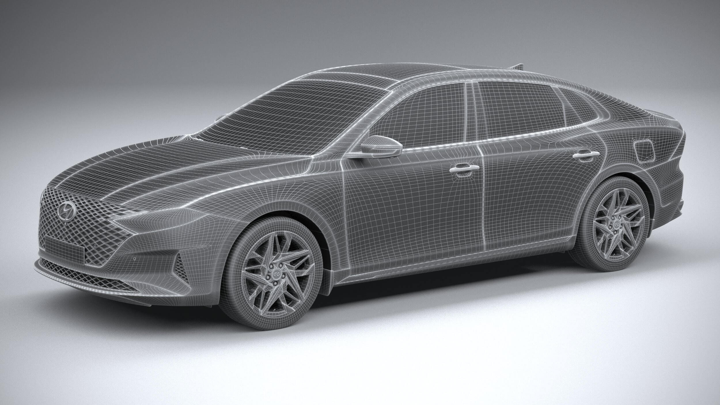 Hyundai Azera 2023 - 3D Model by SQUIR