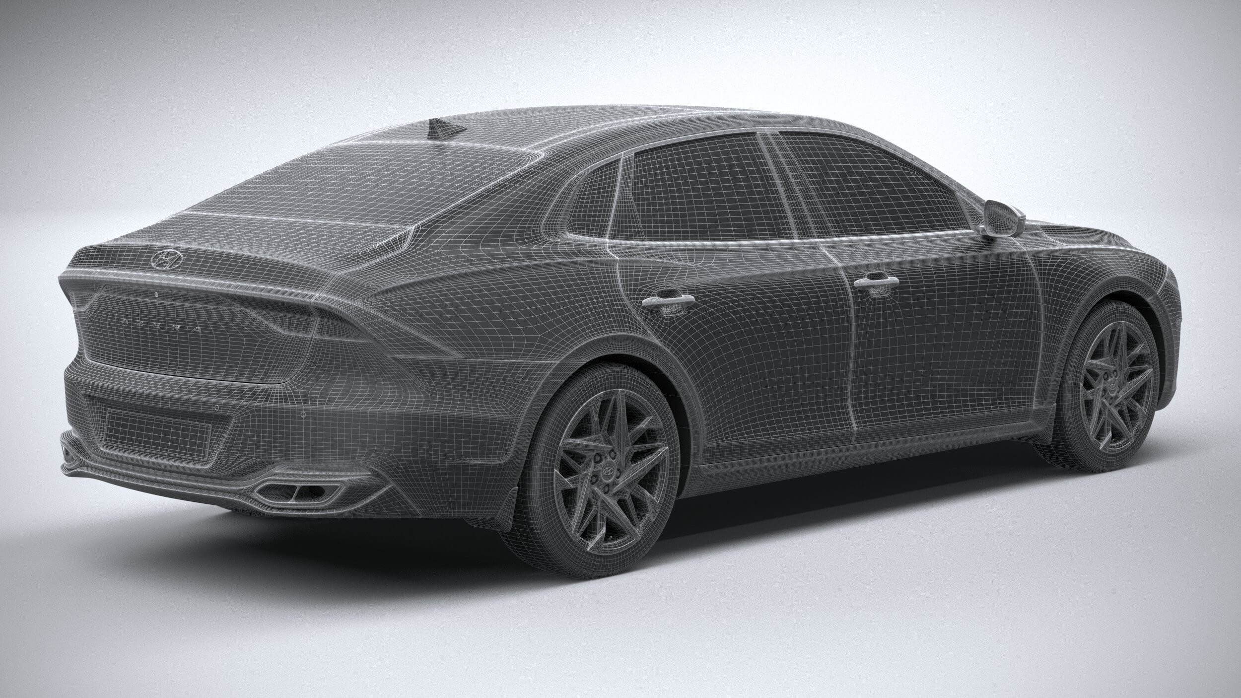Hyundai Azera 2023 - 3D Model by SQUIR