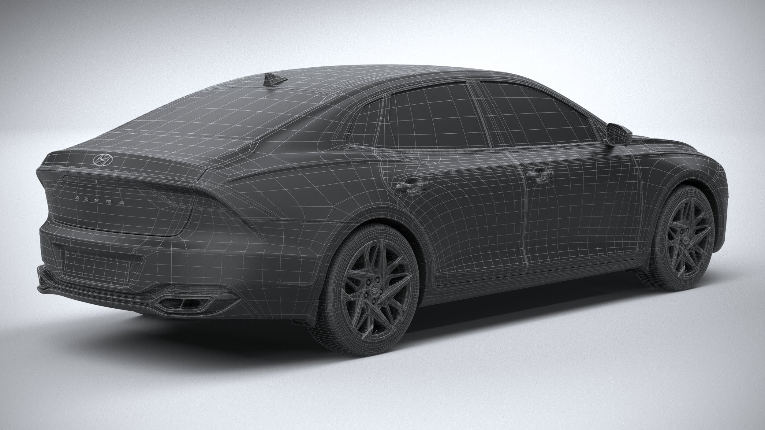 Hyundai Azera 2023 - 3D Model by SQUIR