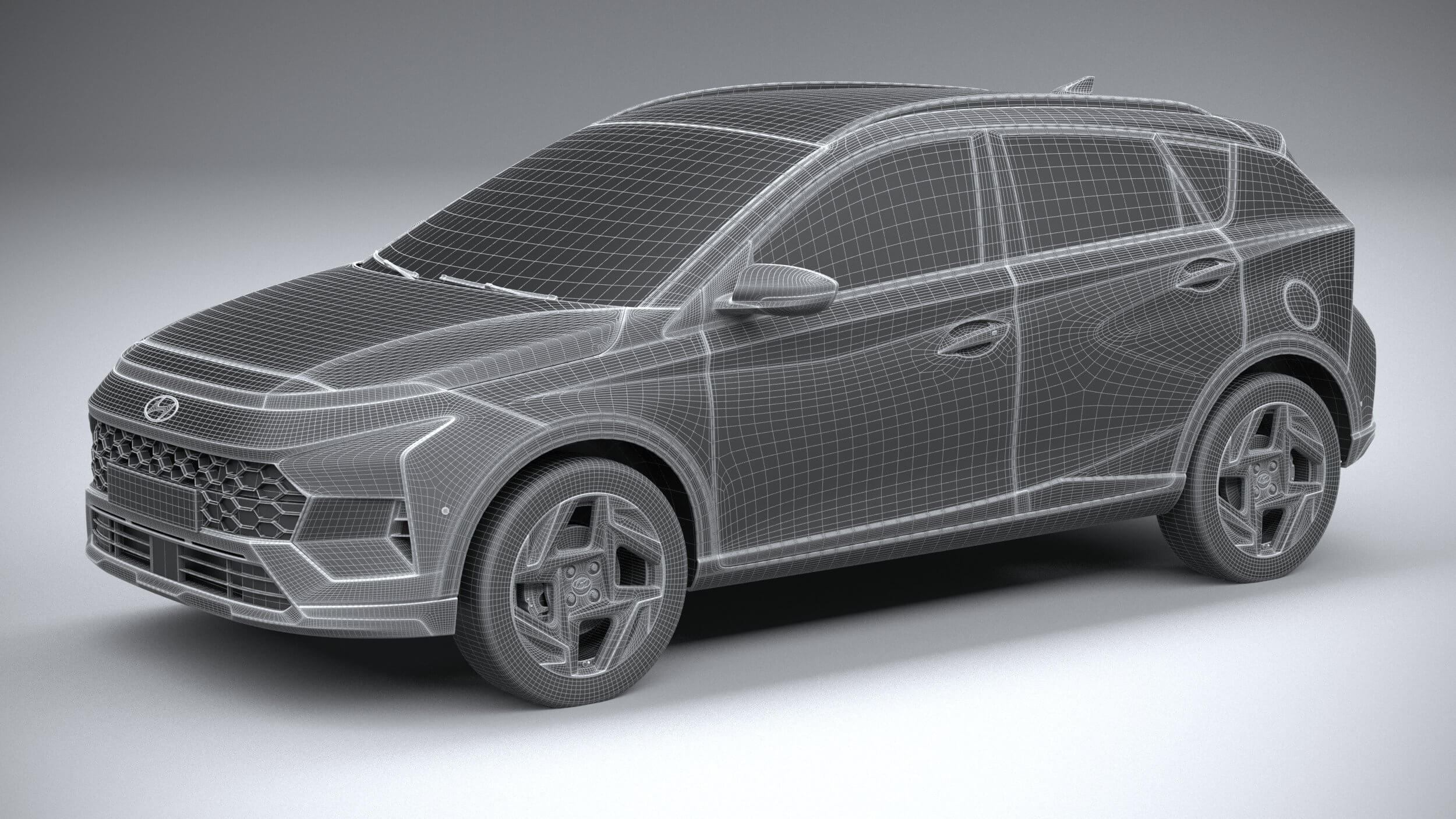 Hyundai Bayon 2025 - 3D Model by SQUIR