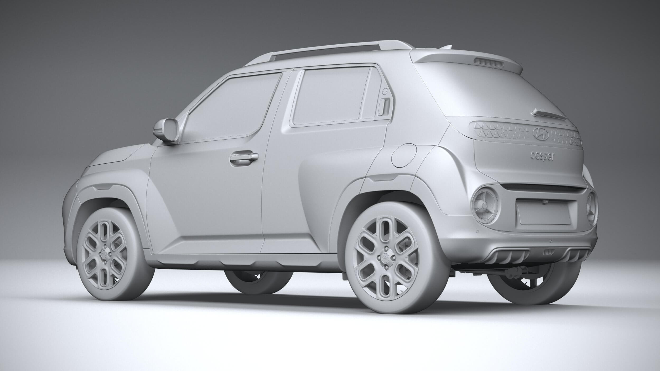 Hyundai Casper 2025 - 3D Model by SQUIR
