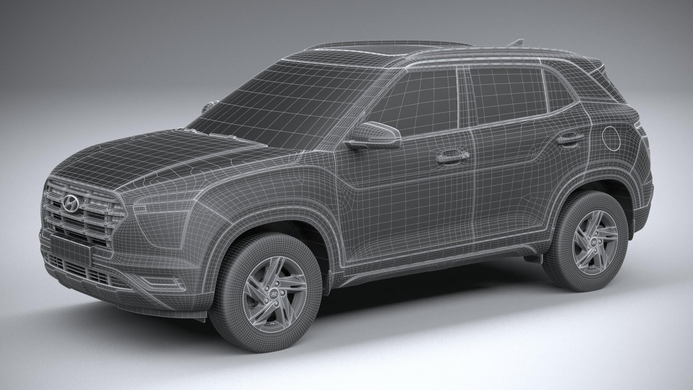 Hyundai Creta SU2 2022 - 3D Model by SQUIR