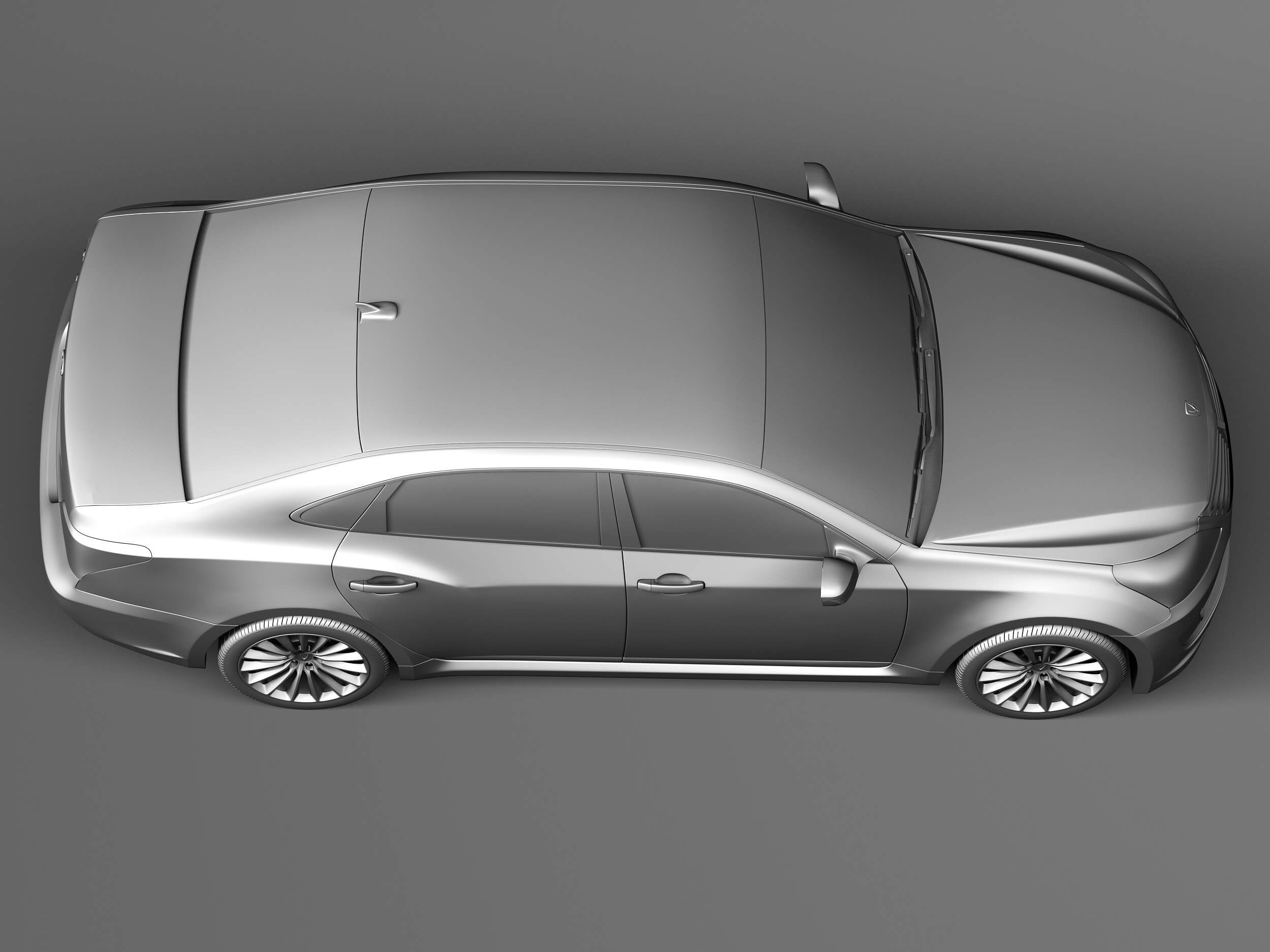 Hyundai Equus 2014 - 3D Model by SQUIR