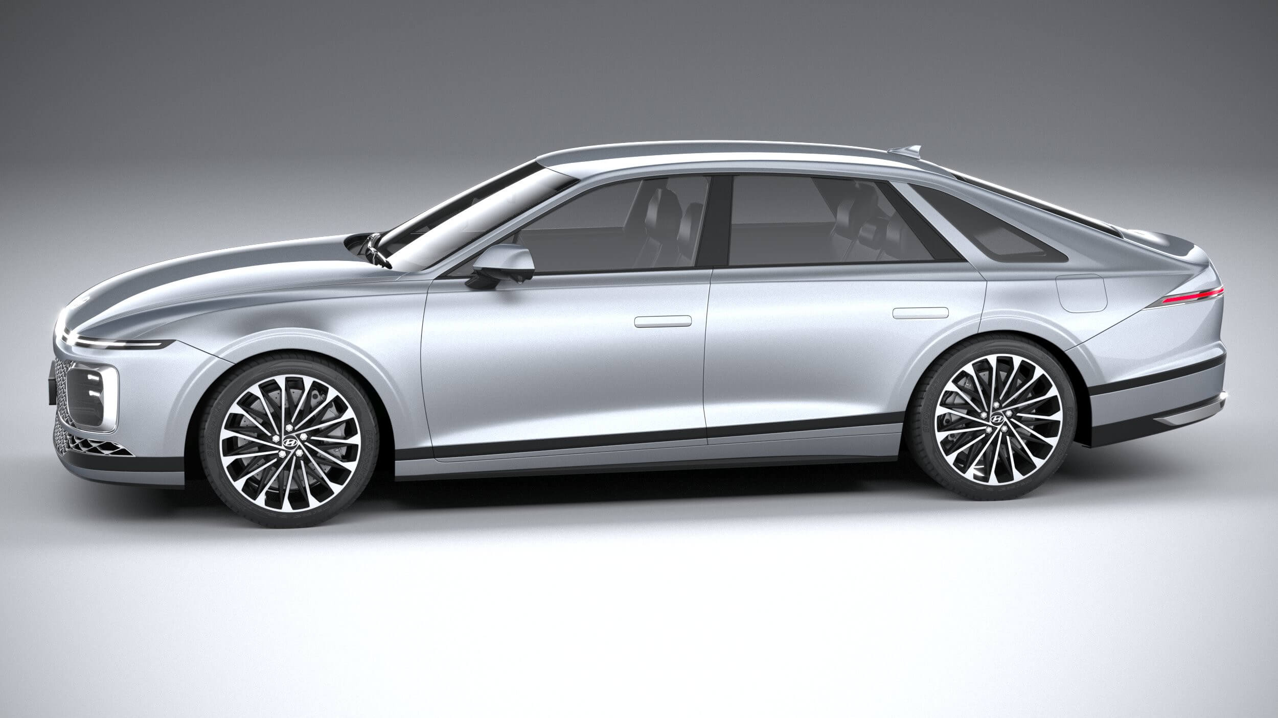 Hyundai Grandeur 2023 - 3D Model by SQUIR