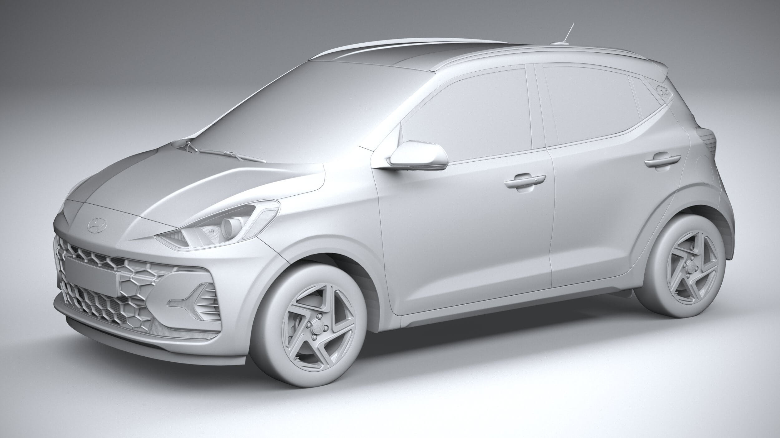 Hyundai I10 Grand 2024 - 3D Model by SQUIR
