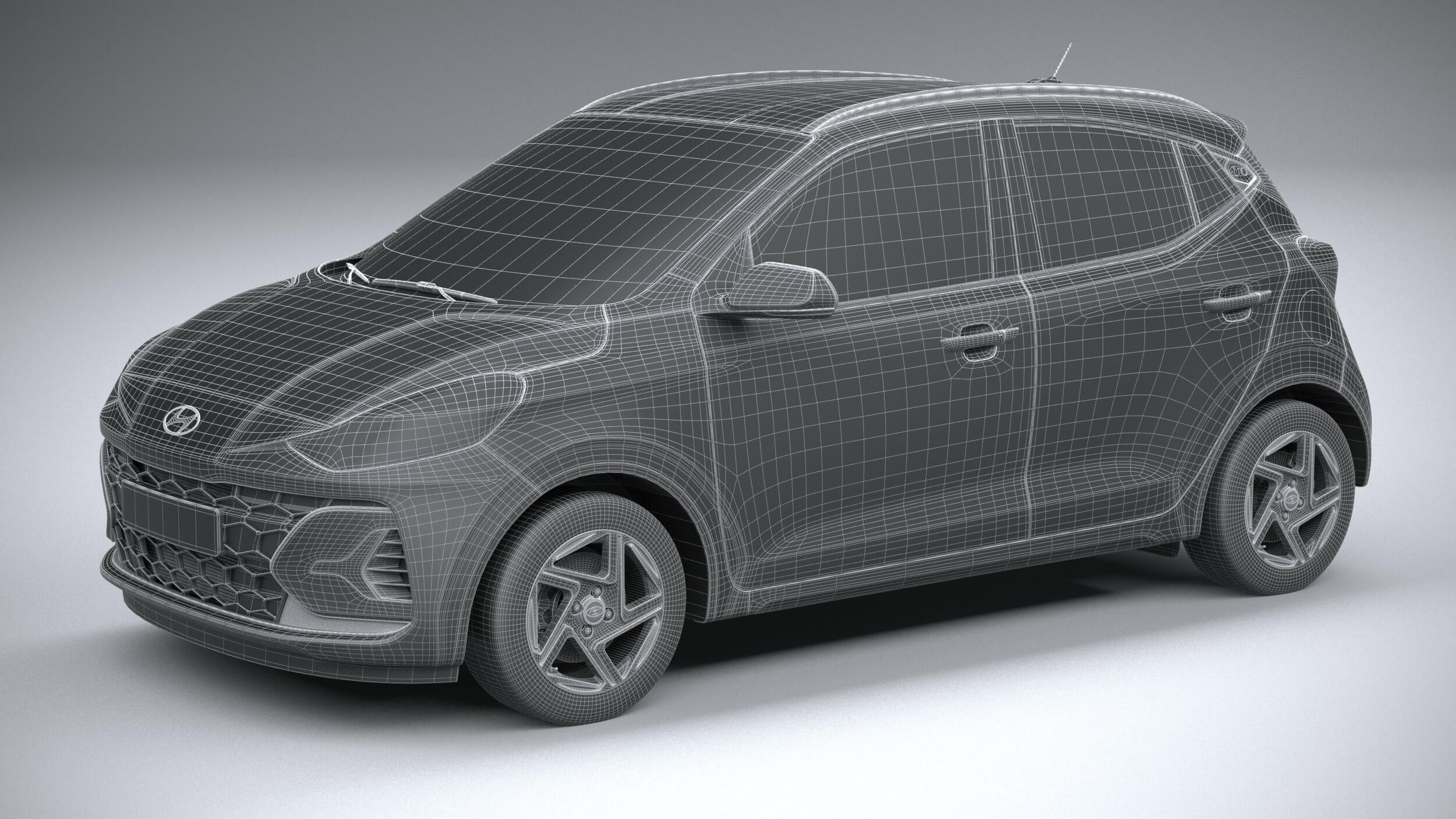 Hyundai I10 Grand 2024 - 3D Model by SQUIR