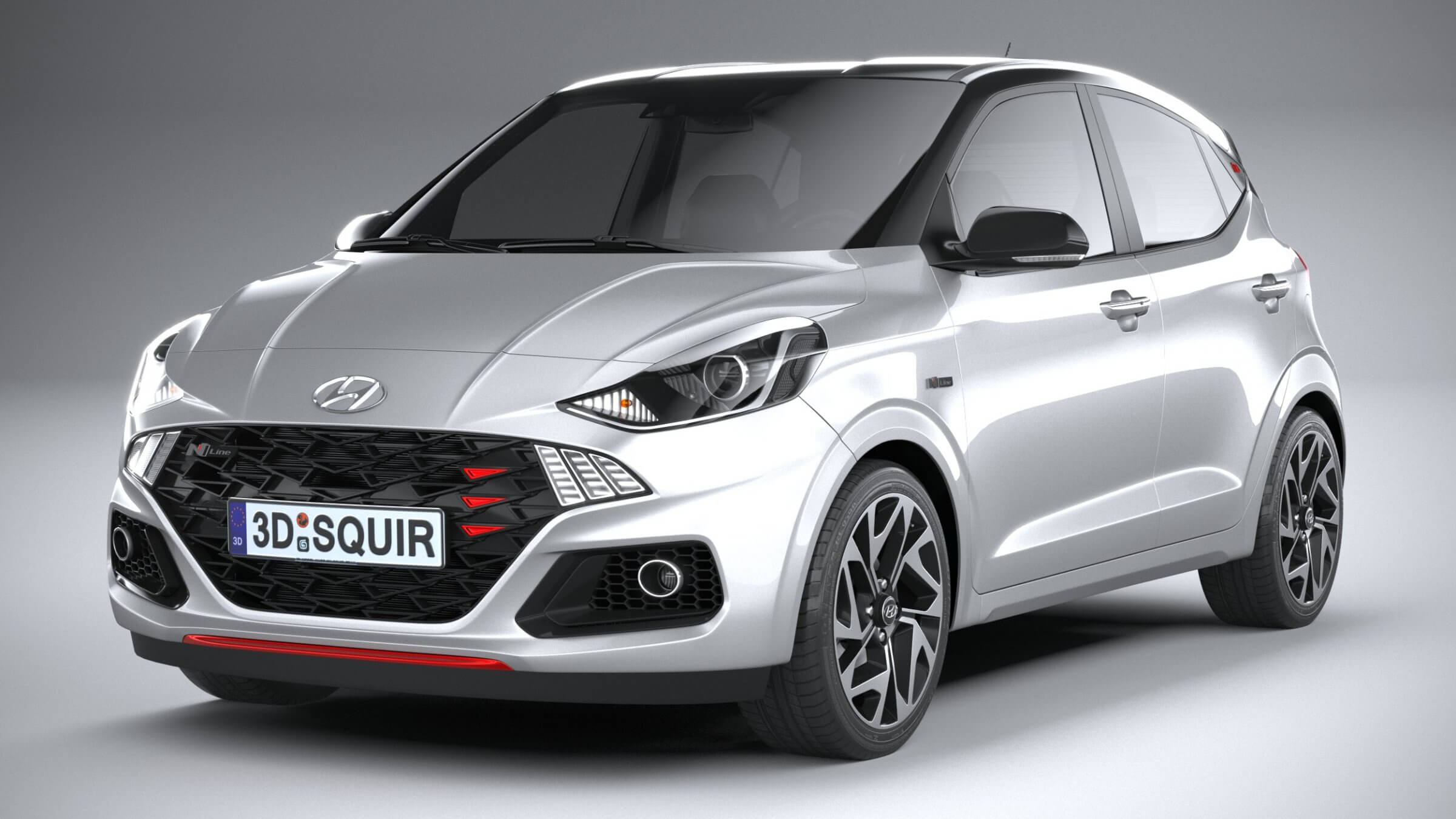 Hyundai I10 N Line 2020 - 3D Model by SQUIR