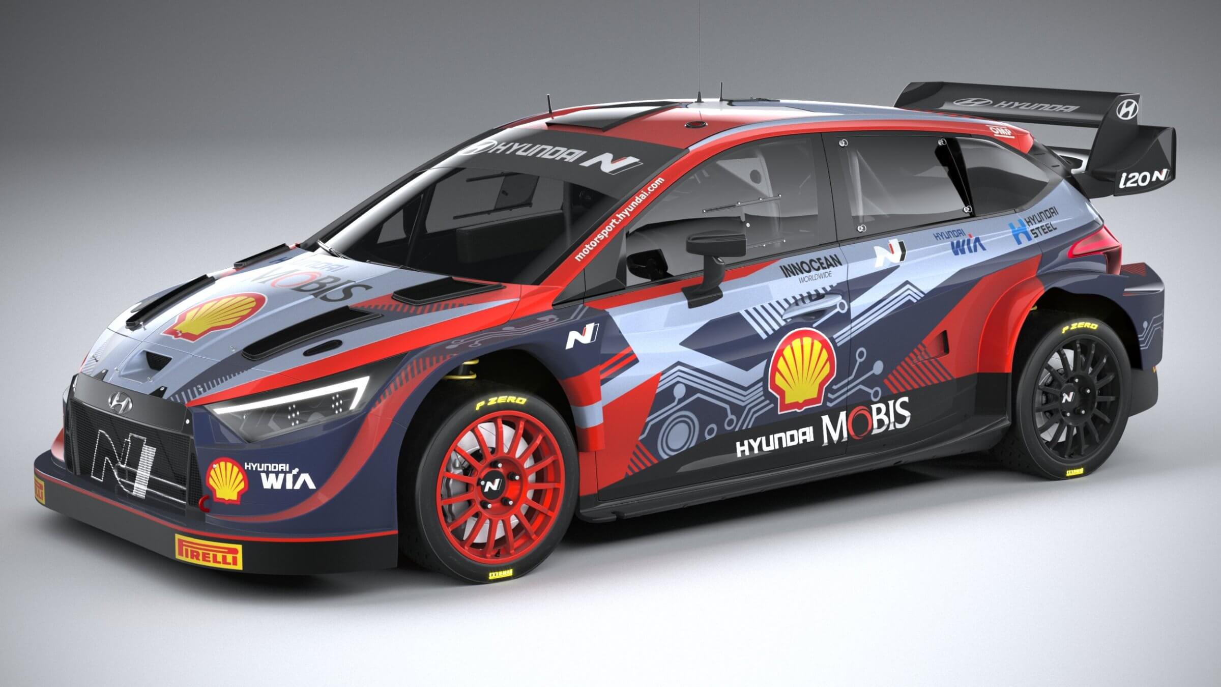 Hyundai I20 N WRC Rally1 2022 - 3D Model by SQUIR