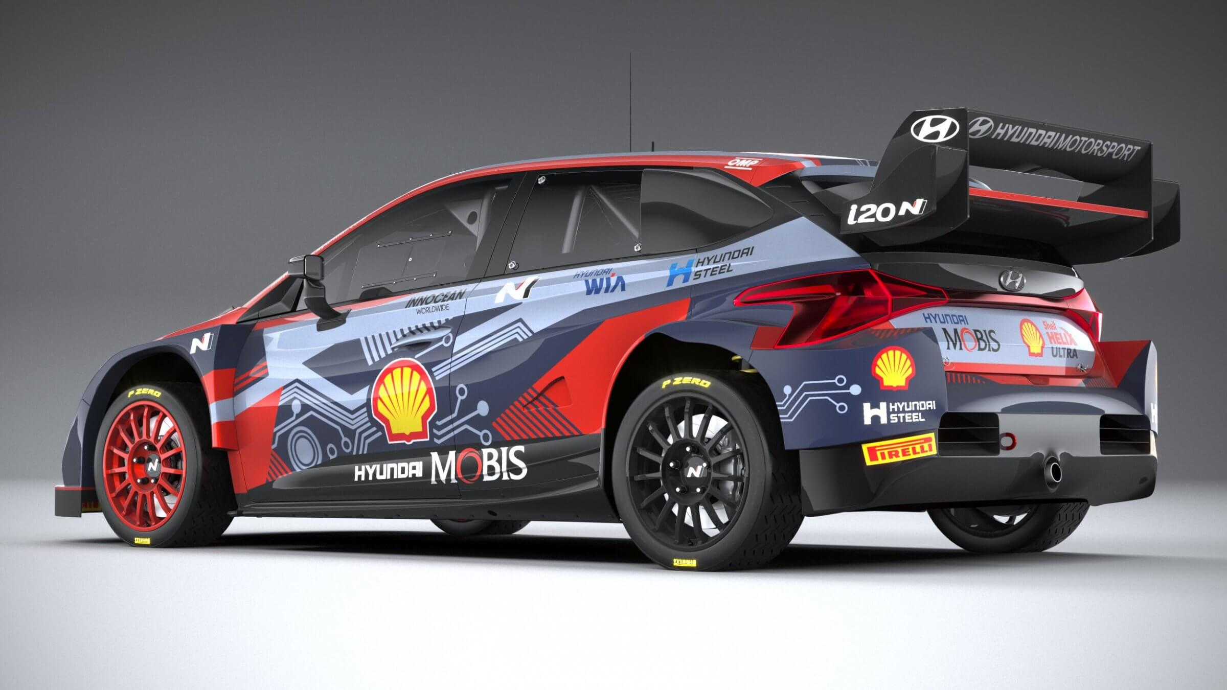 Hyundai I20 N WRC Rally1 2022 - 3D Model by SQUIR