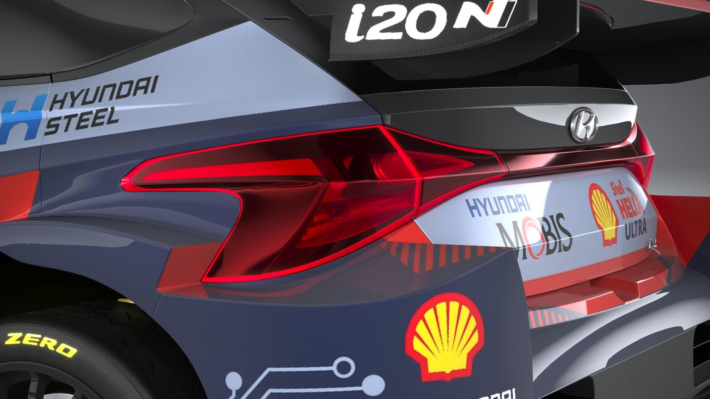 Hyundai I20 N WRC Rally1 2022 - 3D Model by SQUIR