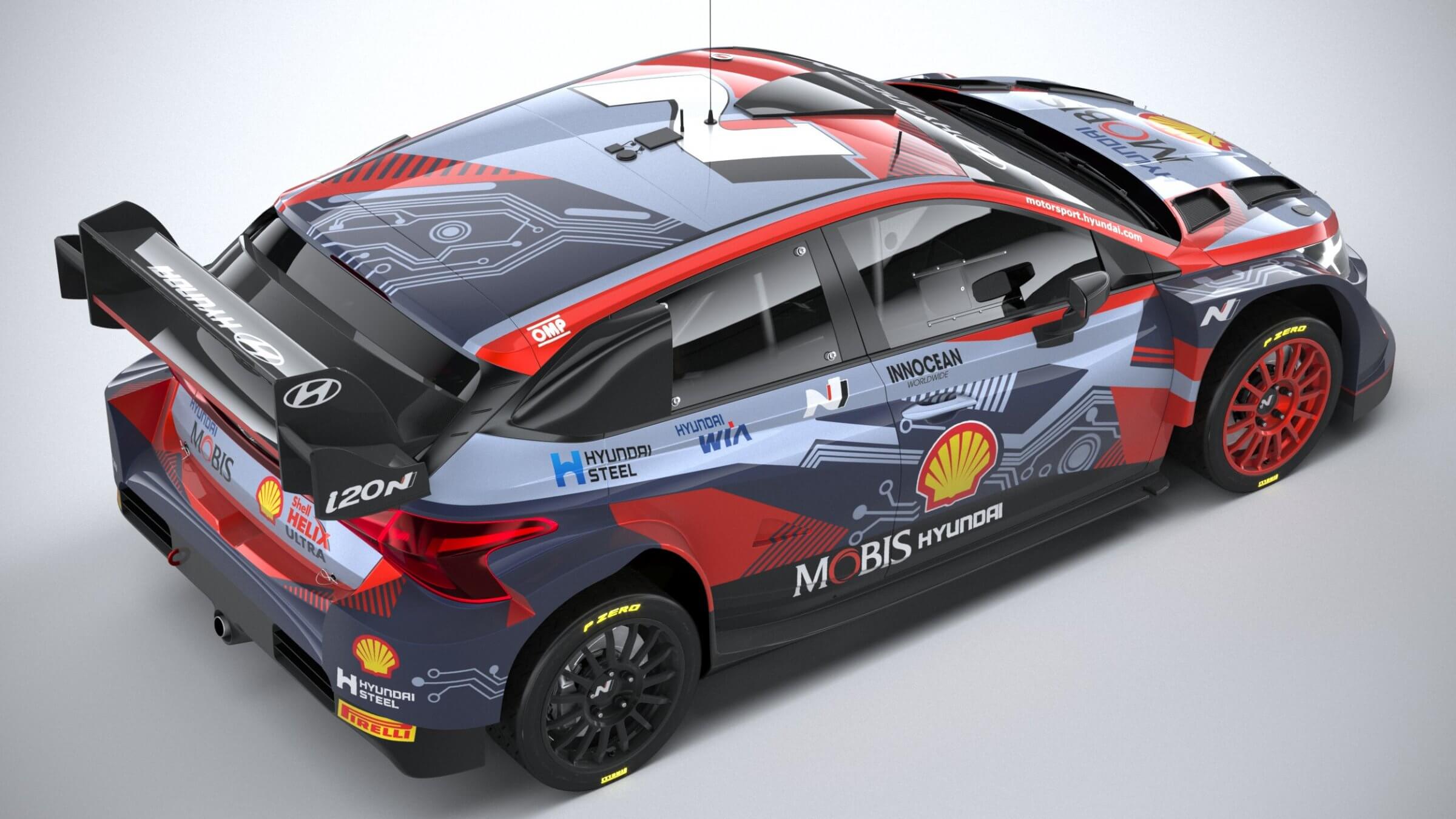 Hyundai I20 N WRC Rally1 2022 - 3D Model by SQUIR