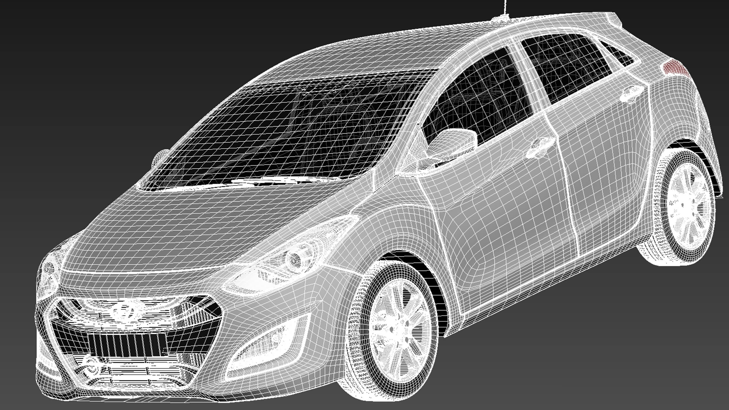 Hyundai I30 2013 - 3D Model by SQUIR