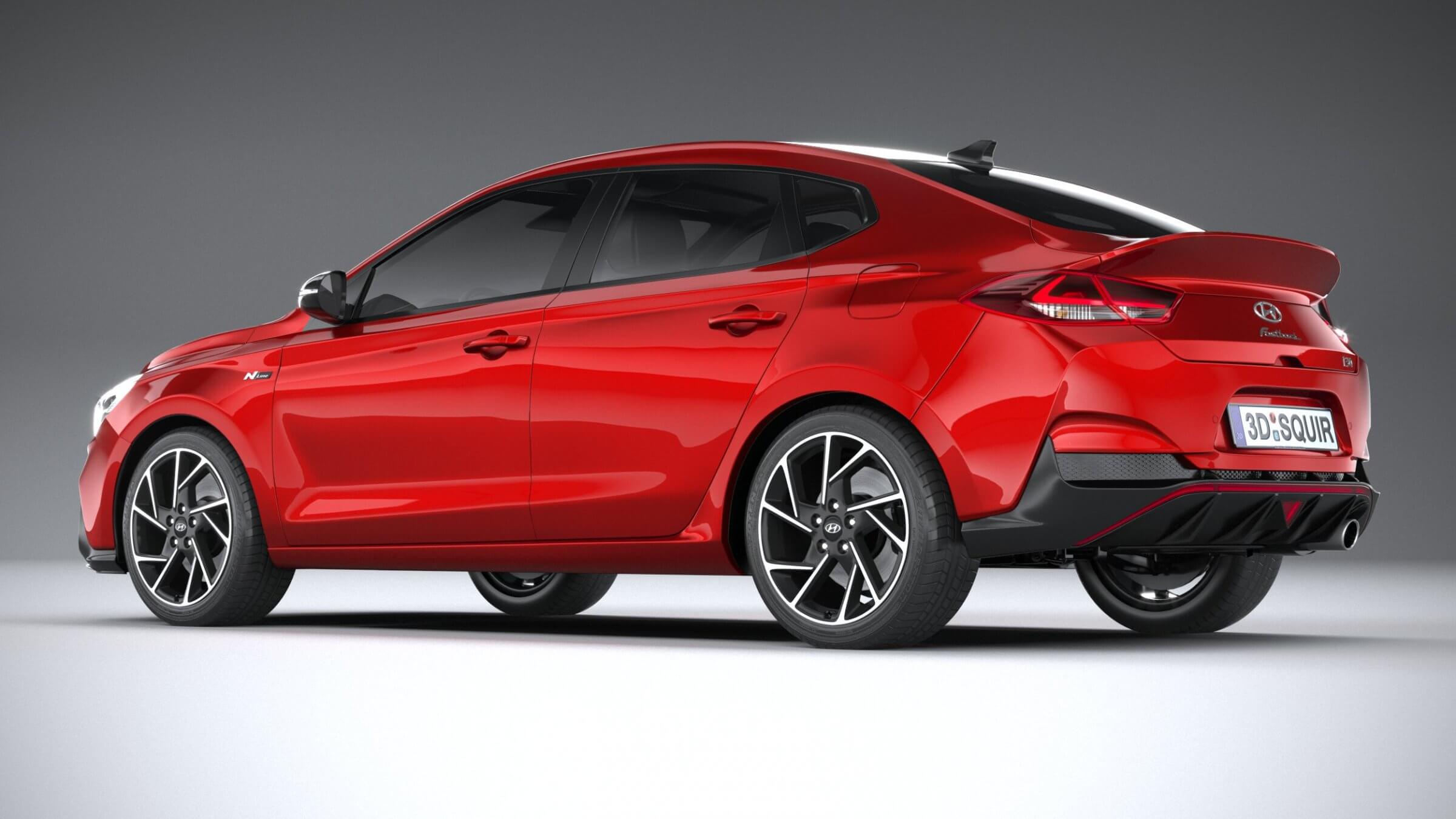 Hyundai I30 Fastback N-line 2020 3D Model by SQUIR
