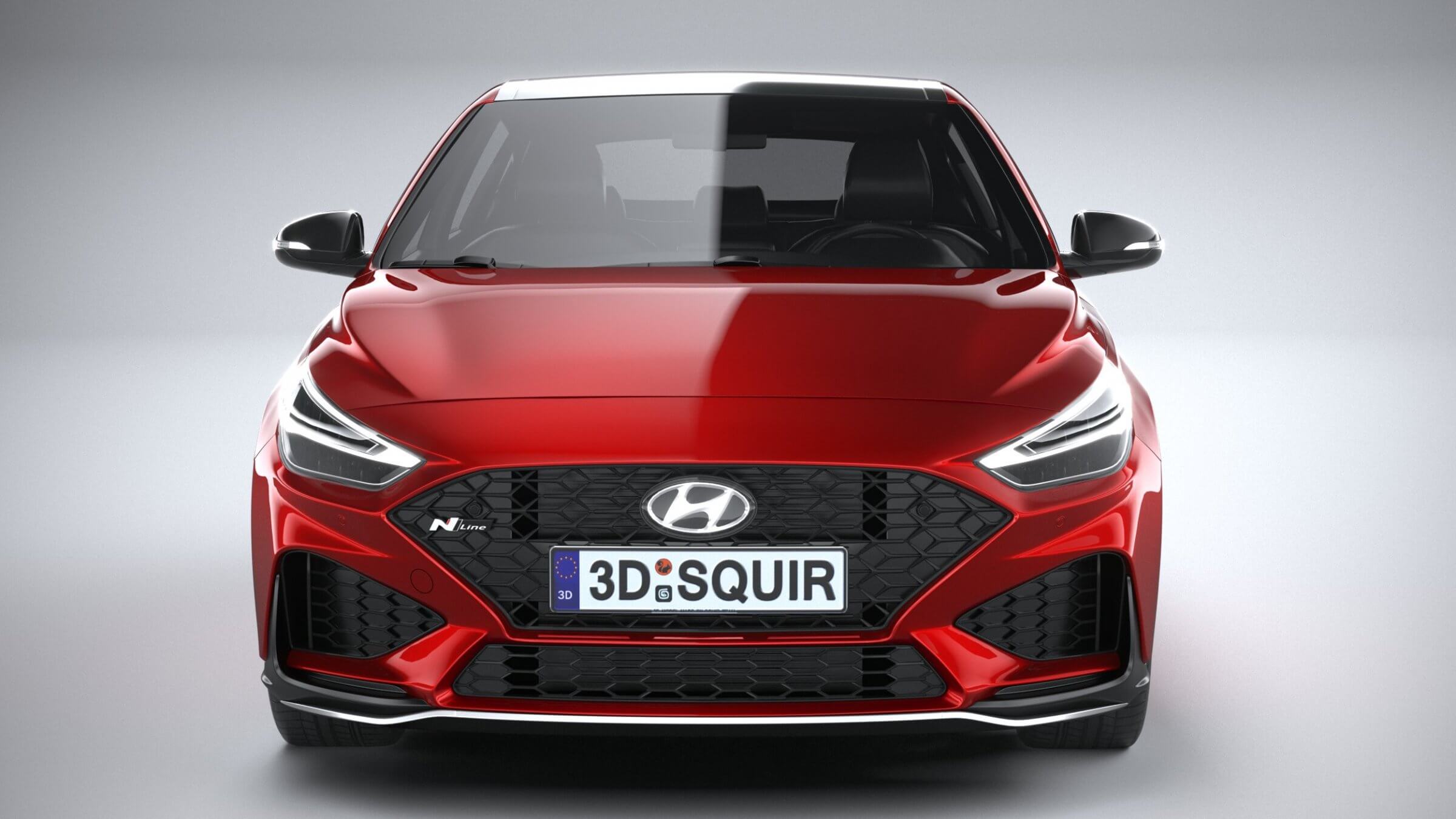 Hyundai I30 Fastback N-line 2020 3D Model by SQUIR