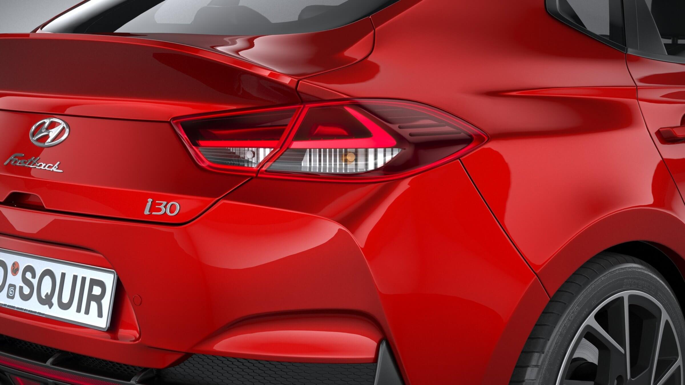 Hyundai I30 Fastback N-line 2020 3D Model by SQUIR