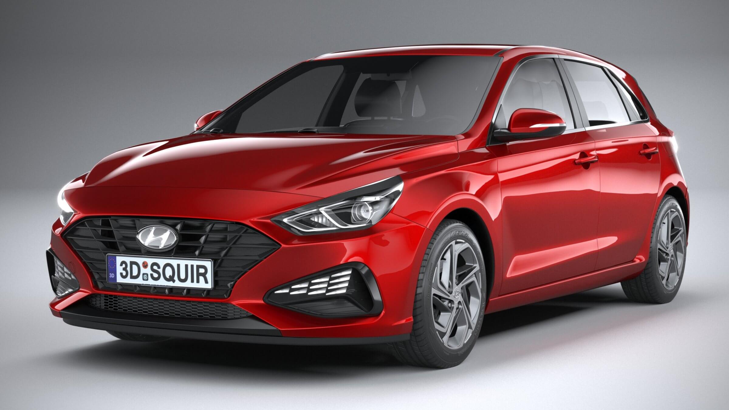 Hyundai I30 Hatchback 2021 - 3D Model by SQUIR