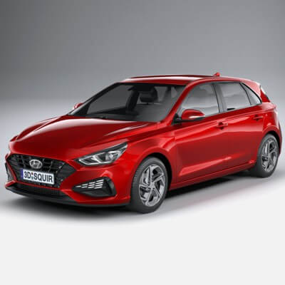 Hyundai I30 Hatchback 2021 - 3D Model by SQUIR