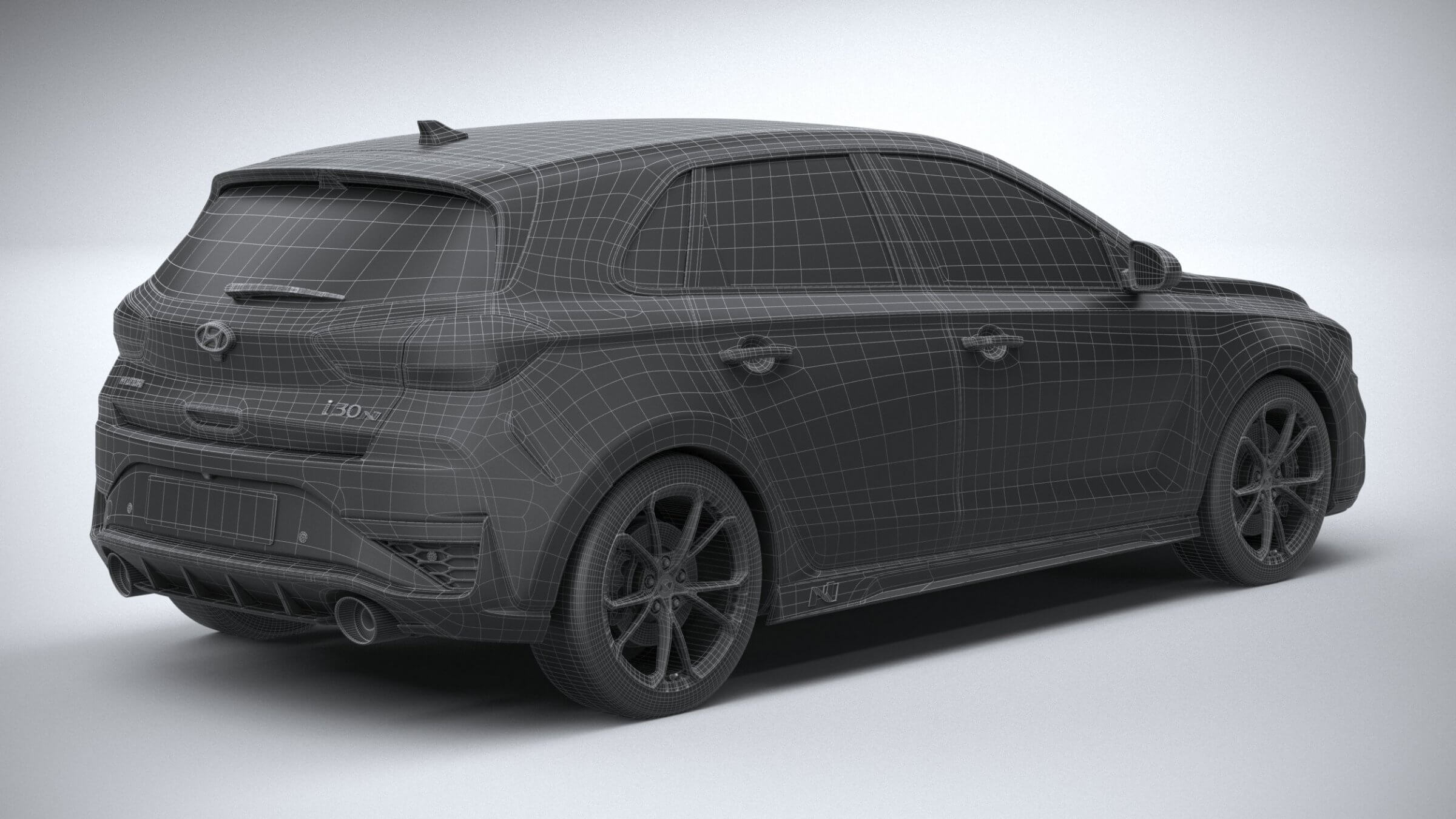 Hyundai I30 N 2021 - 3D Model by SQUIR