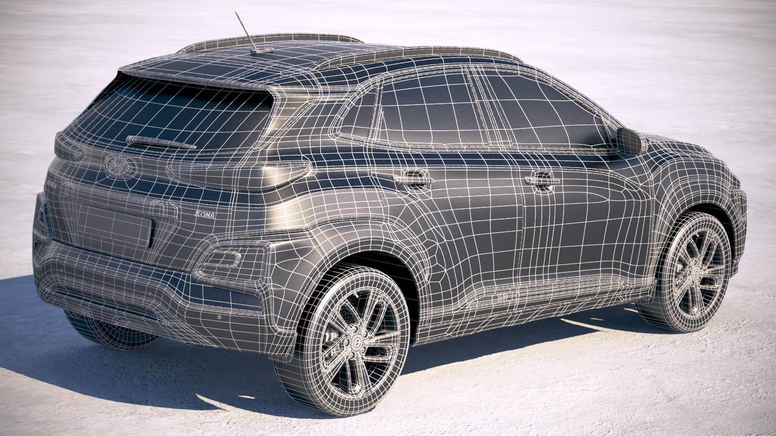 Hyundai Kona 2018 - 3D Model by SQUIR