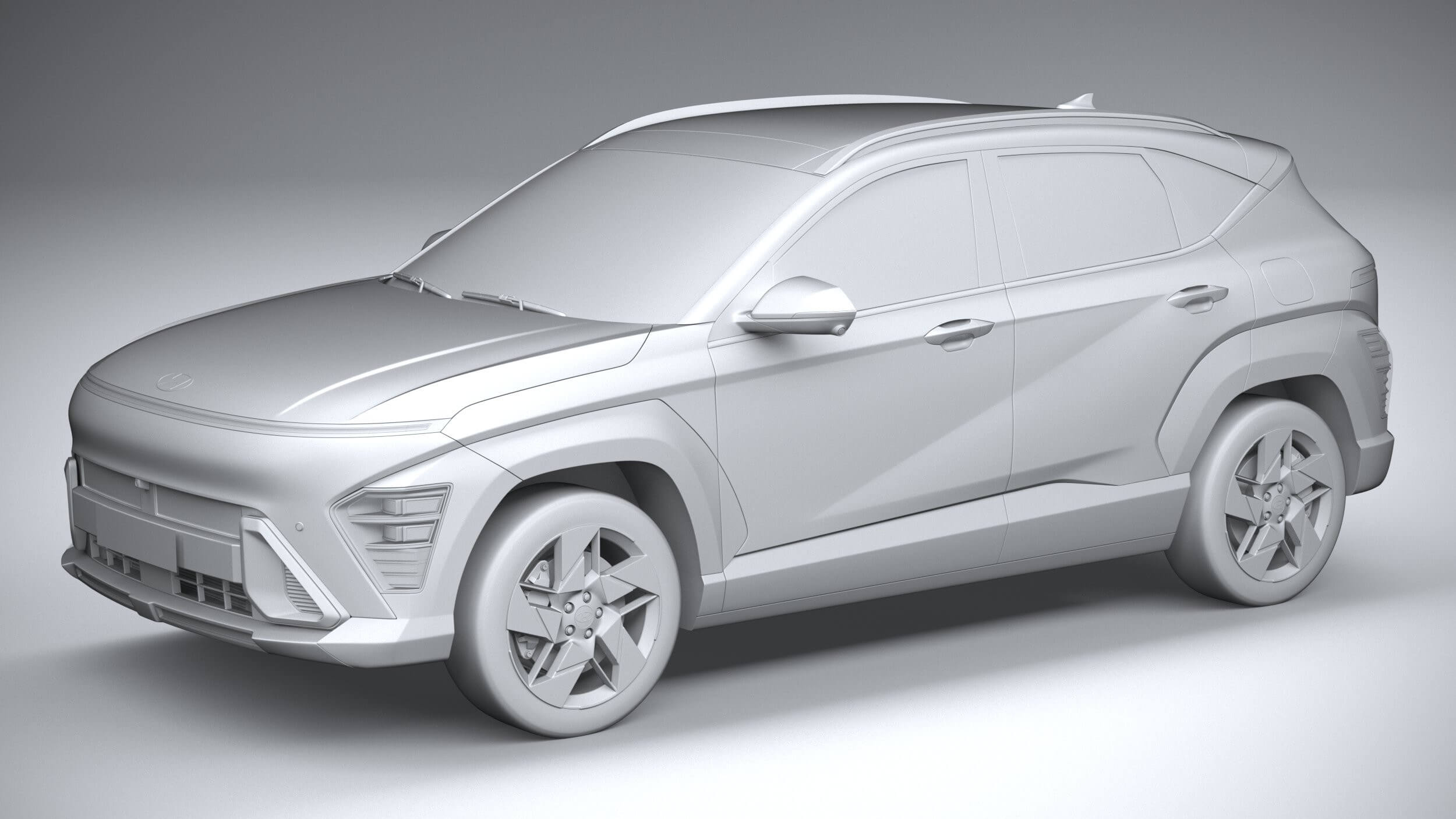 Hyundai Kona 2024 - 3D Model by SQUIR