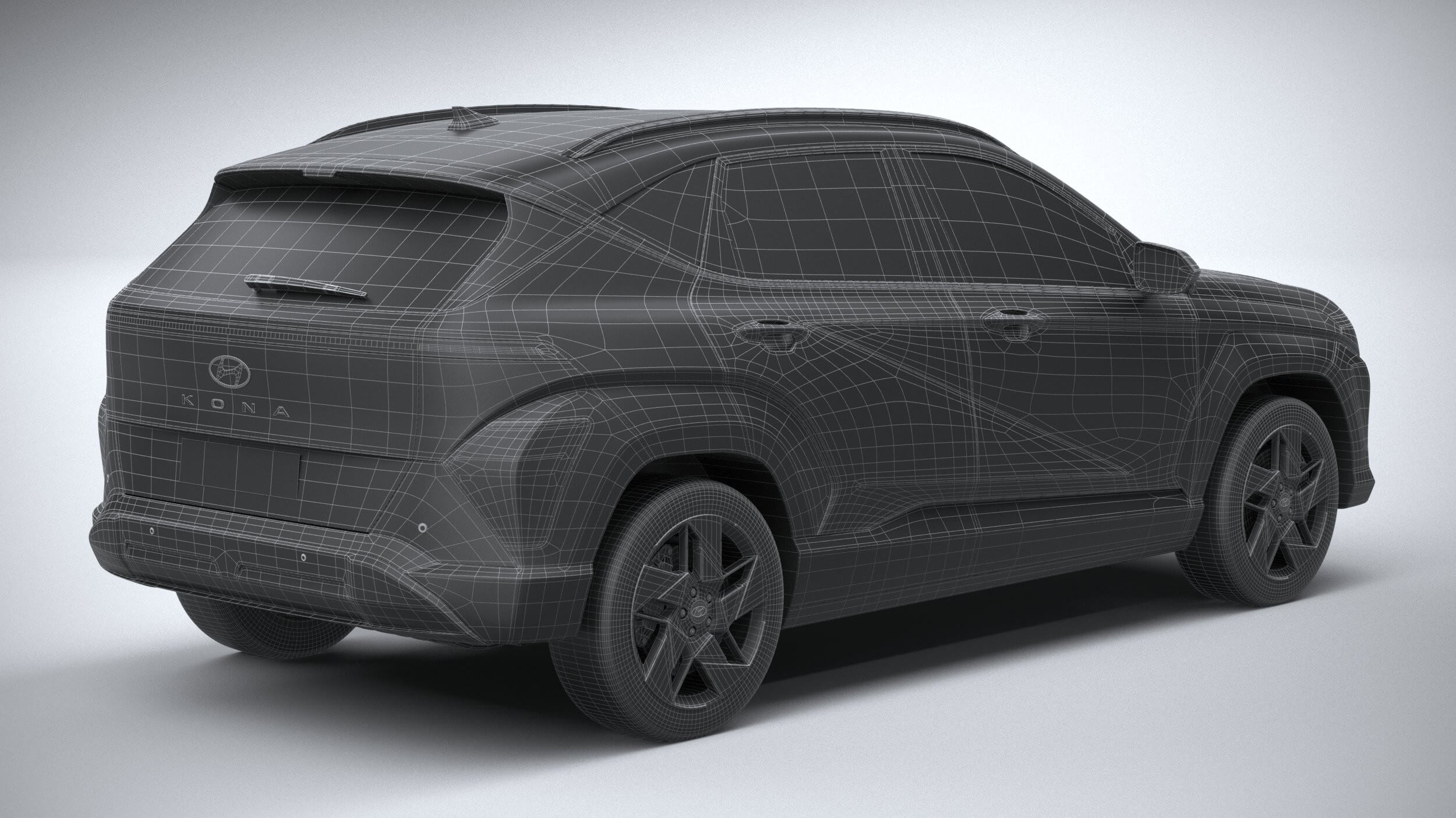 Hyundai Kona 2024 - 3D Model by SQUIR