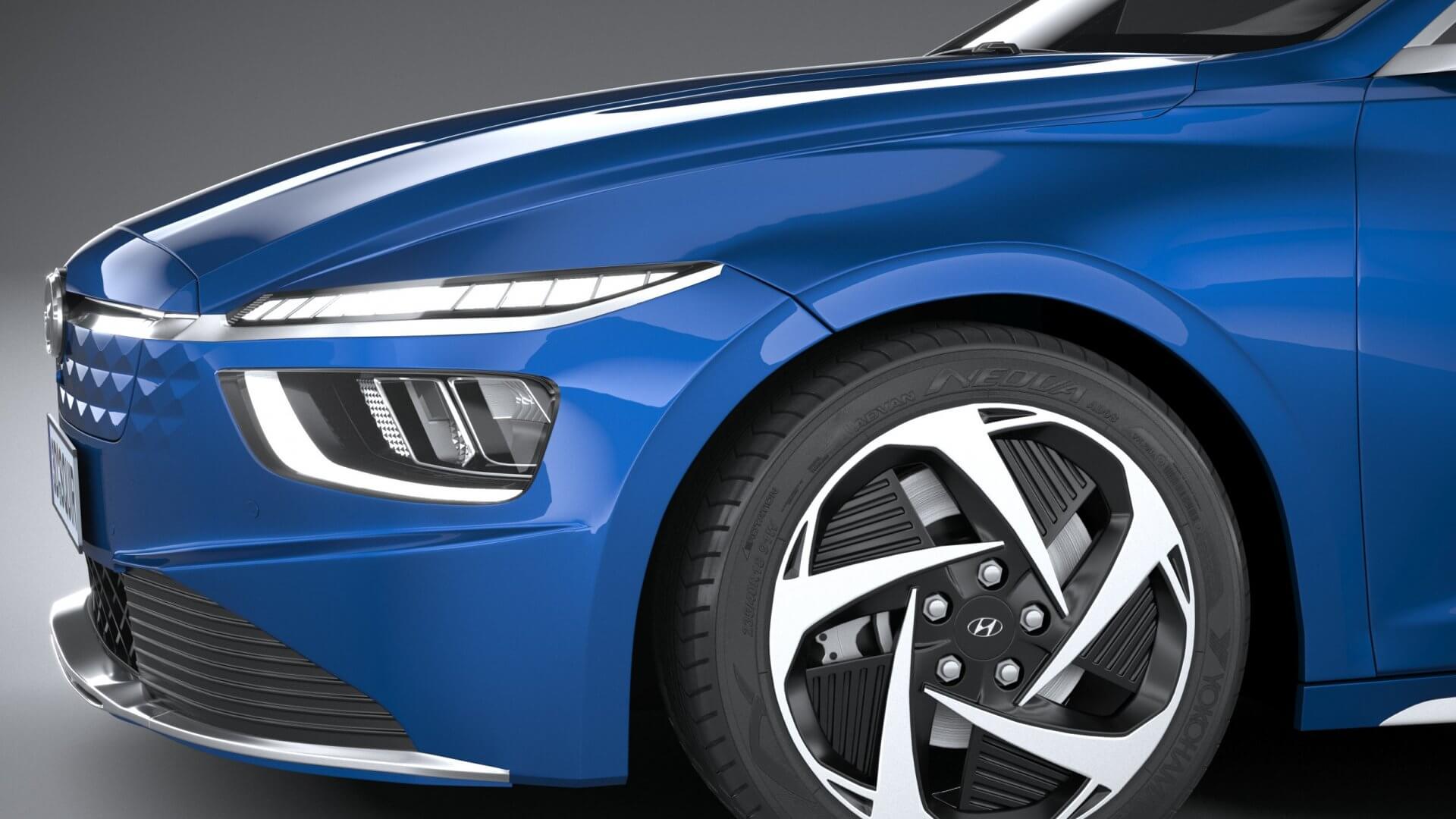 Hyundai Mistra EV 2022 - 3D Model by SQUIR