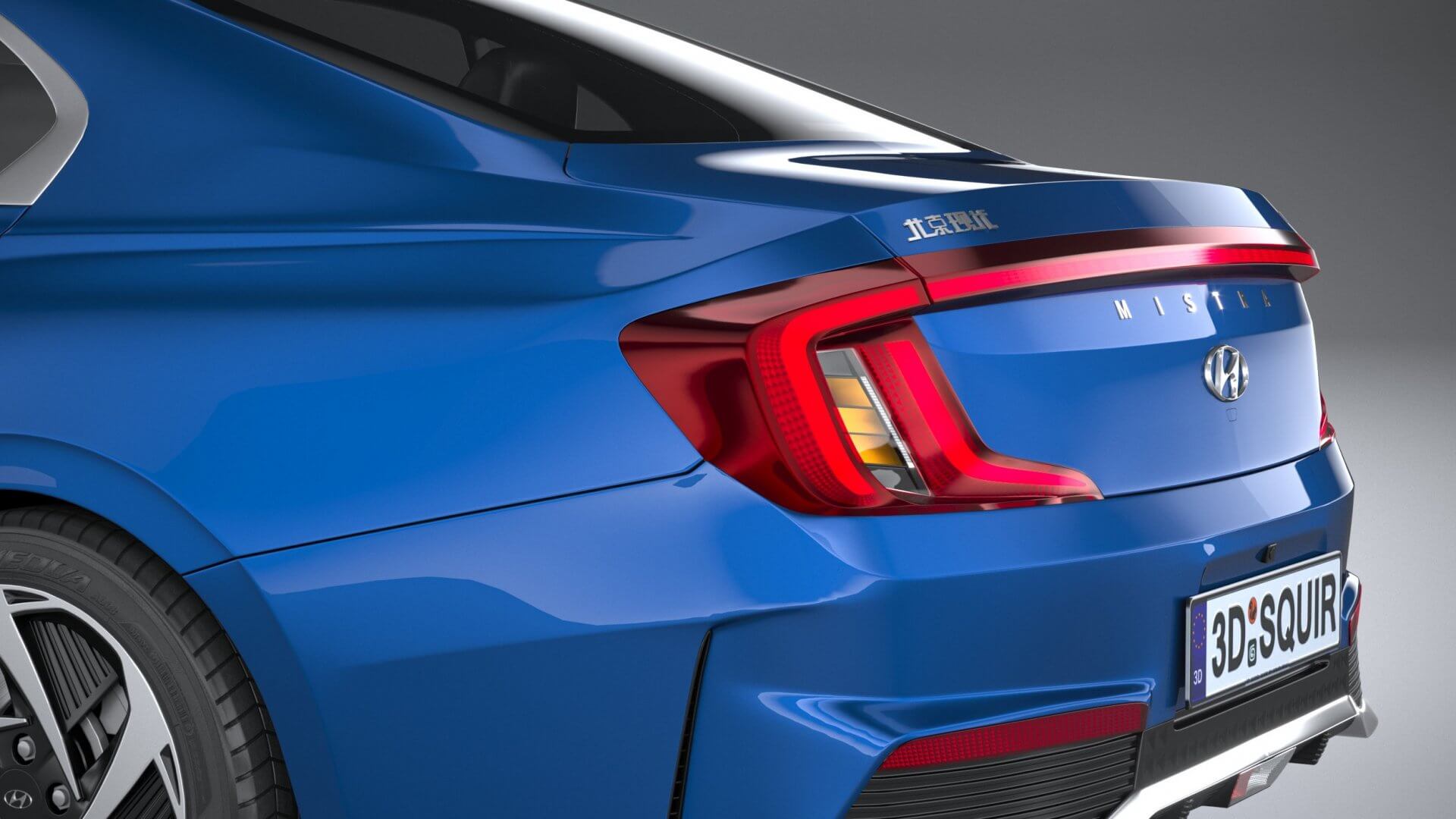 Hyundai Mistra EV 2022 - 3D Model by SQUIR