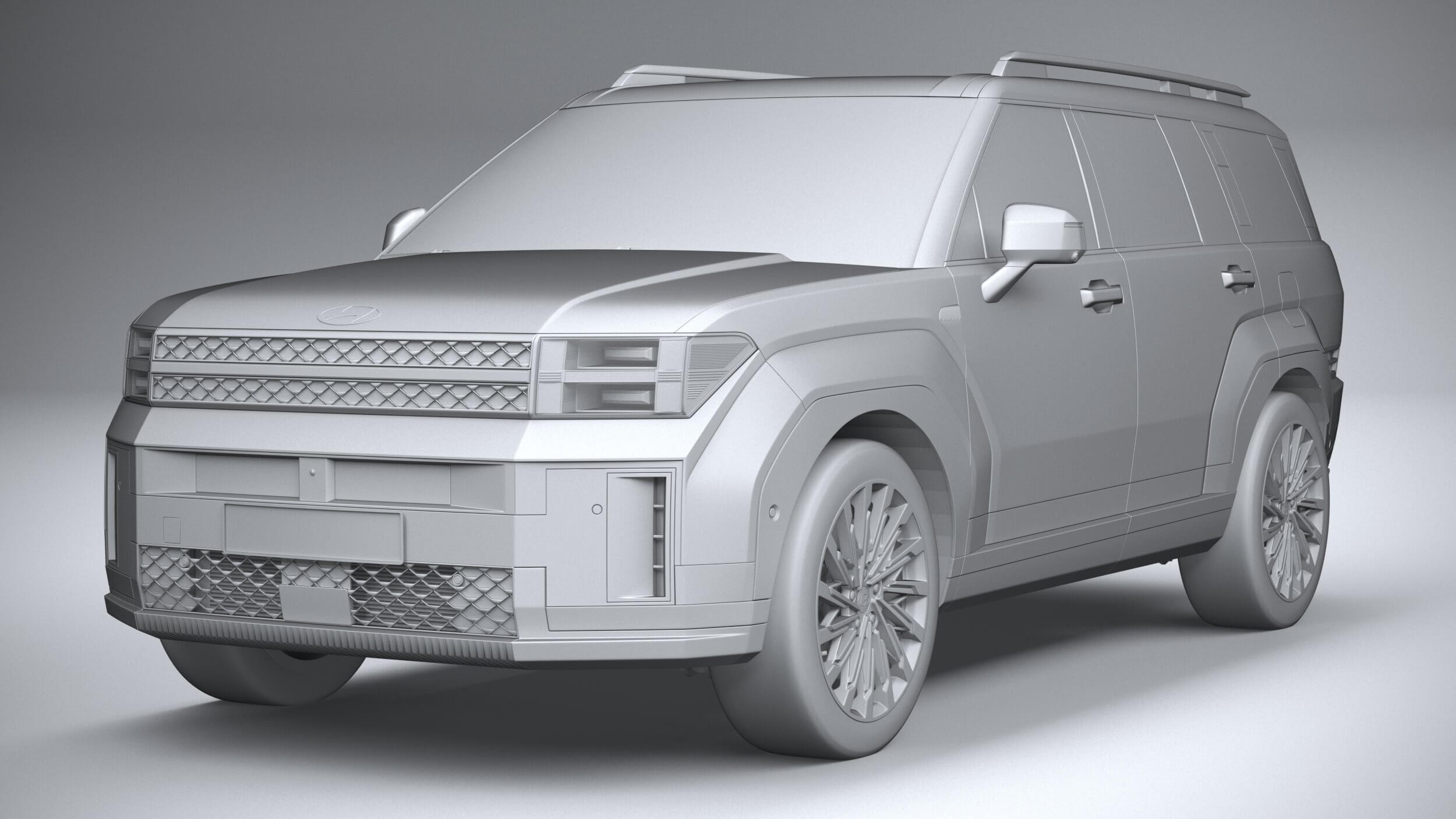 Hyundai Santa FE 2024 - 3D Model by SQUIR