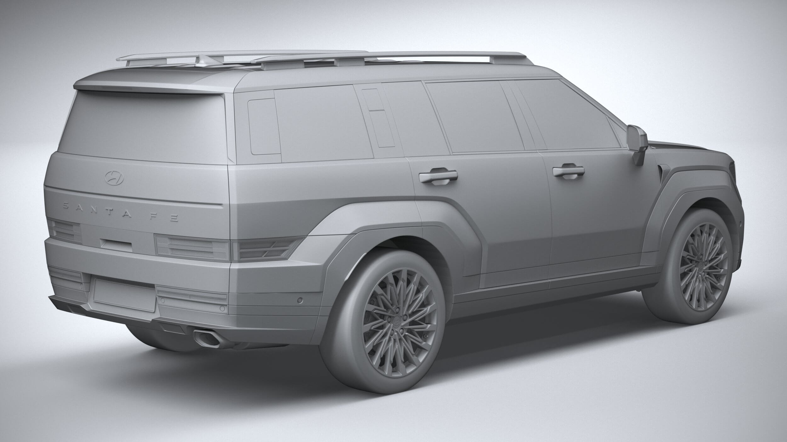 Hyundai Santa FE 2024 - 3D Model by SQUIR