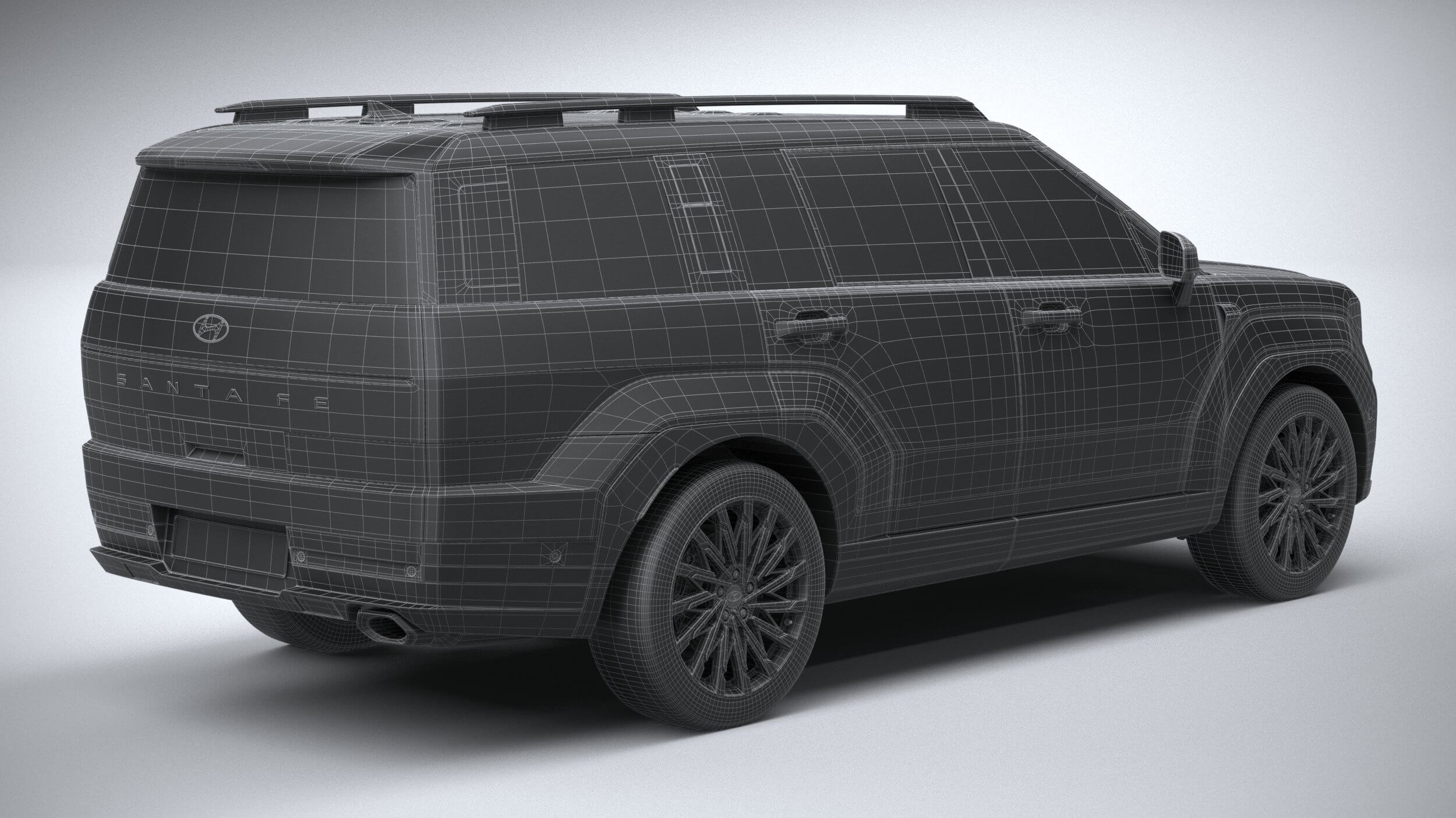 Hyundai Santa FE 2024 - 3D Model by SQUIR
