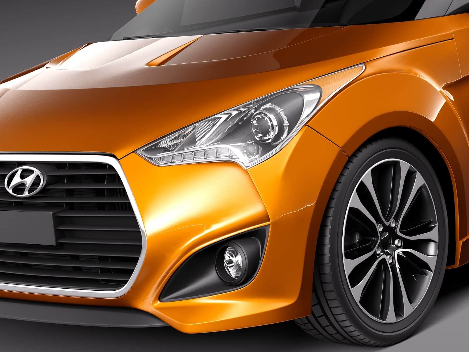 Hyundai Veloster 2016 - 3D Model by SQUIR