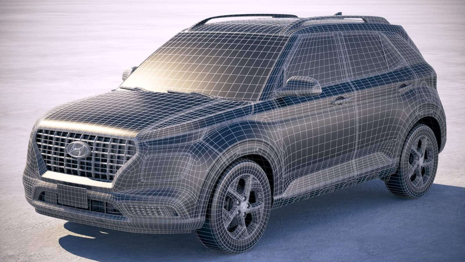 Hyundai Venue 2020 - 3D Model by SQUIR